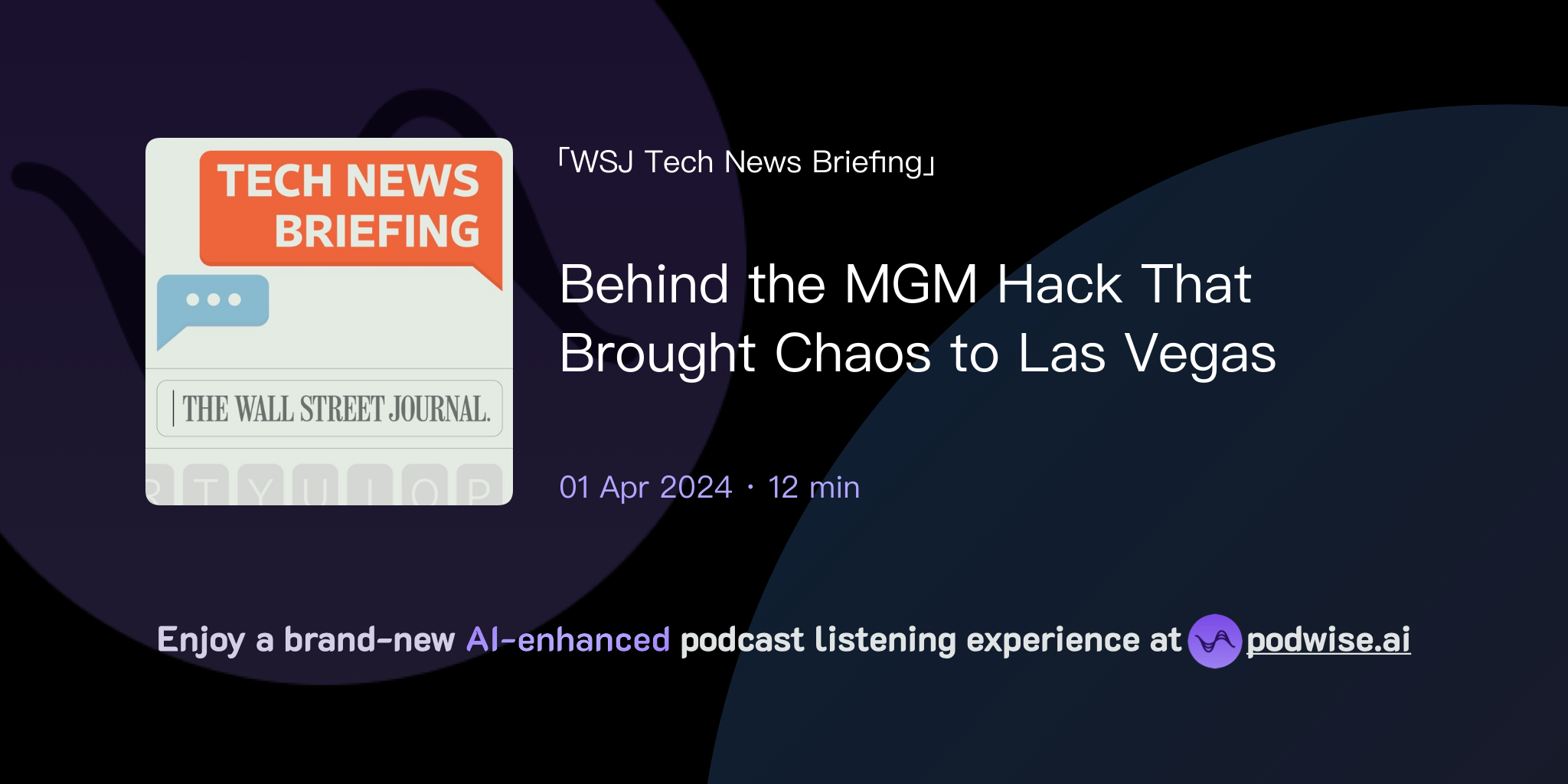 Behind the MGM Hack That Brought Chaos to Las Vegas | WSJ Tech News ...