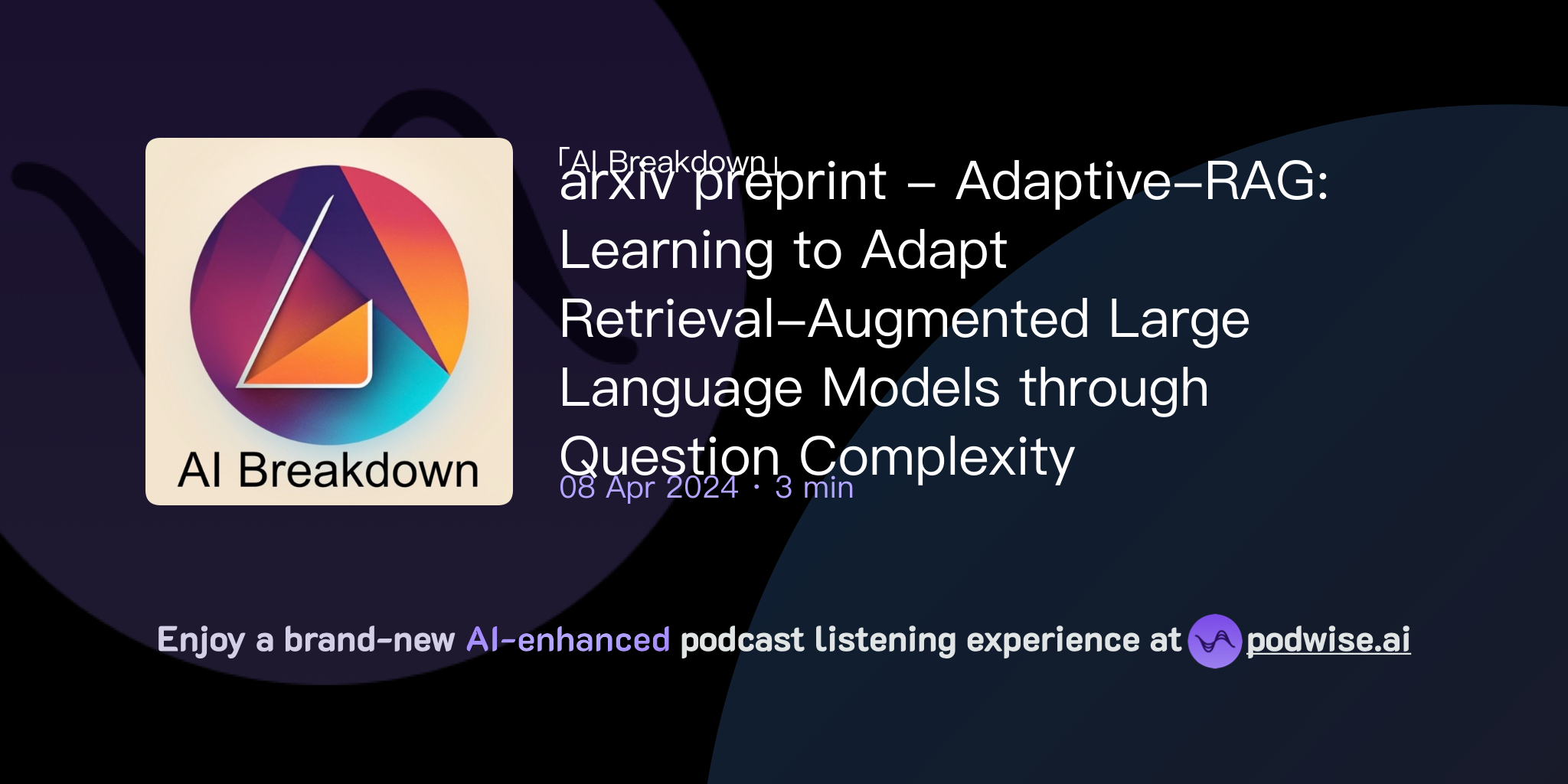 arxiv preprint - Adaptive-RAG: Learning to Adapt Retrieval-Augmented ...