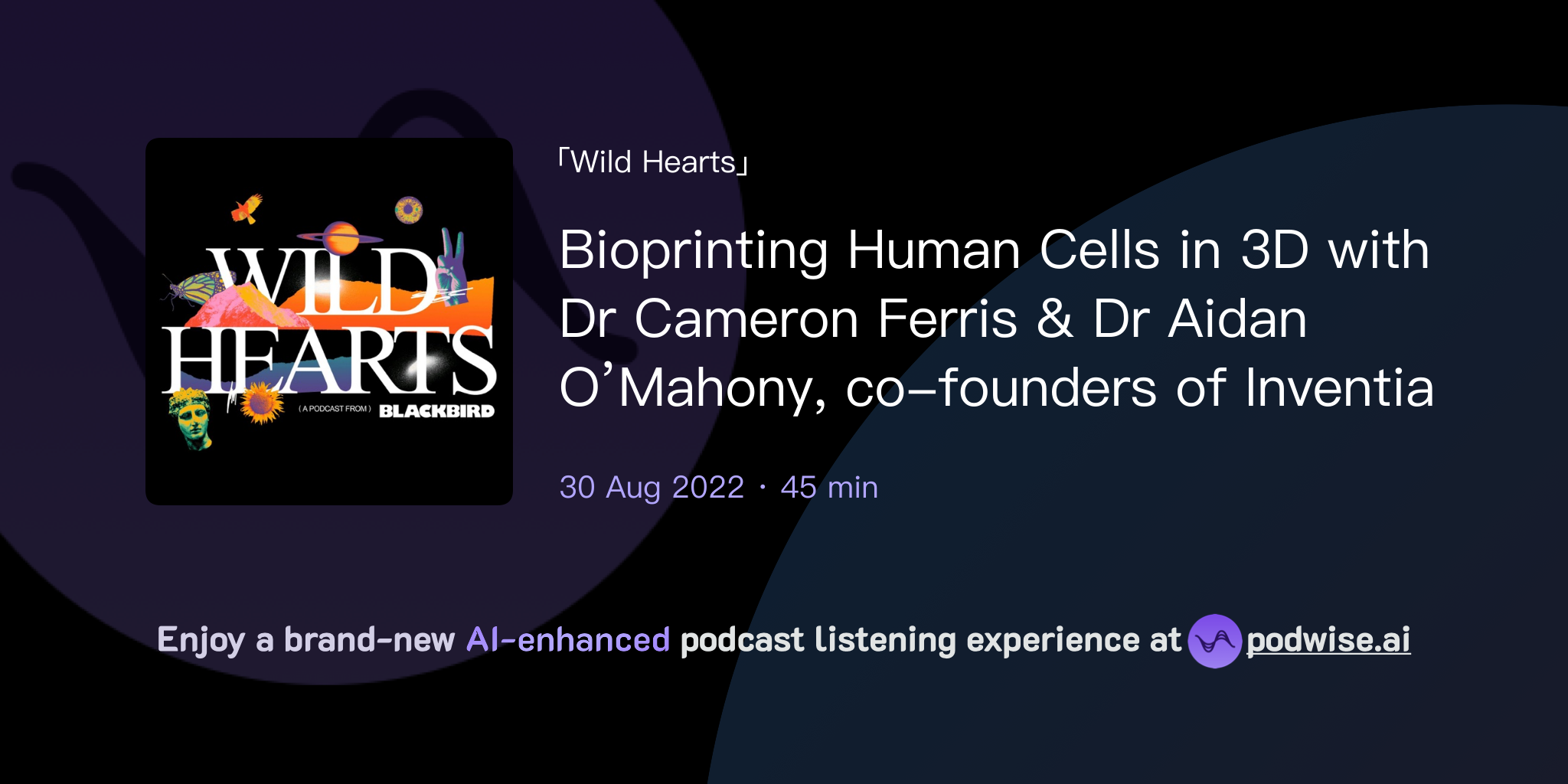 Bioprinting Human Cells in 3D with Dr Cameron Ferris & Dr Aidan O ...