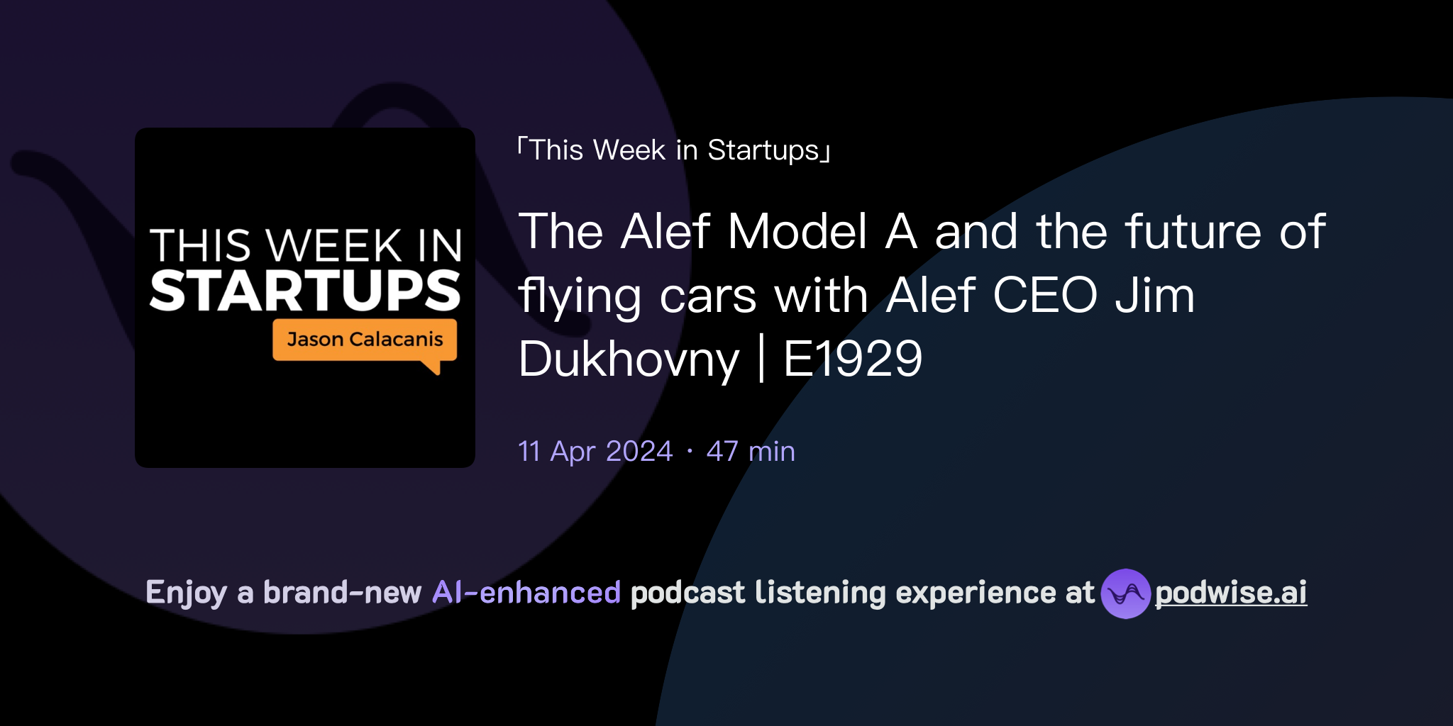 The Alef Model A and the future of flying cars with Alef CEO Jim ...