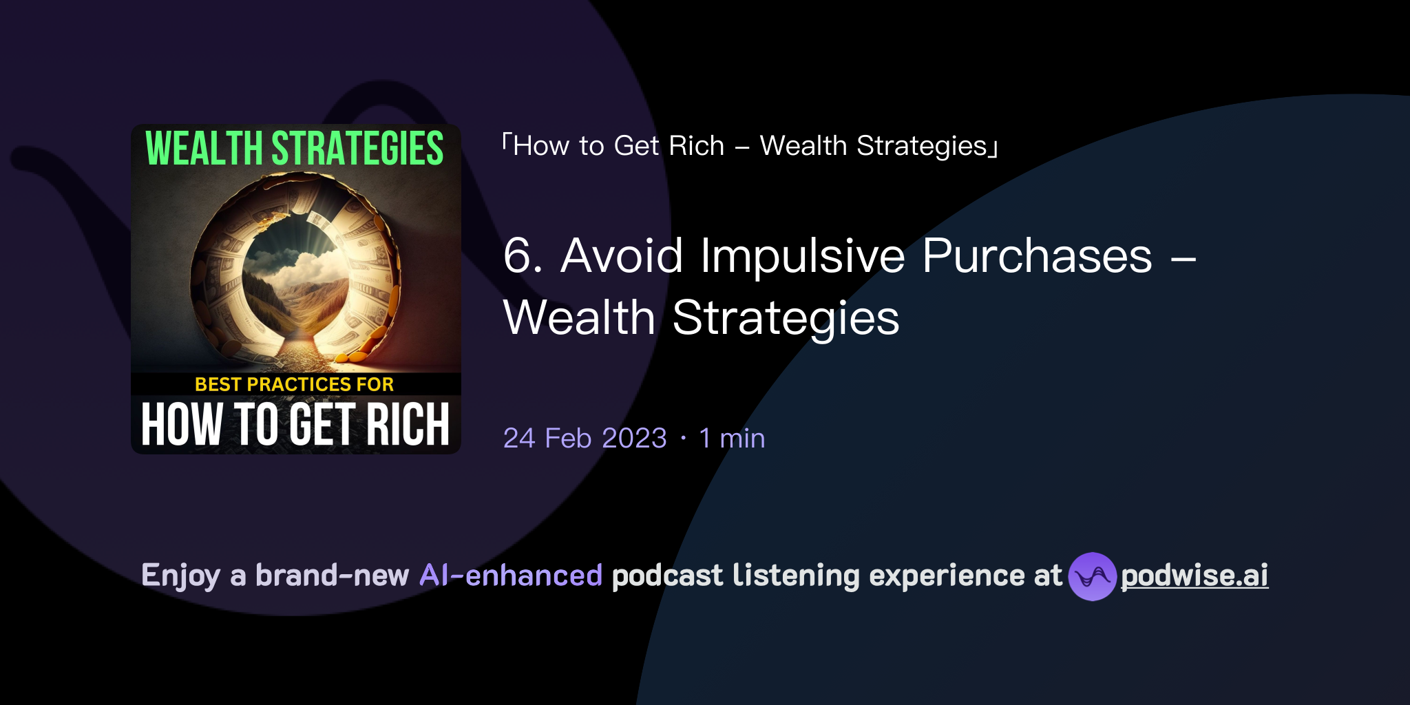 6. Avoid Impulsive Purchases - Wealth Strategies | How to Get Rich ...