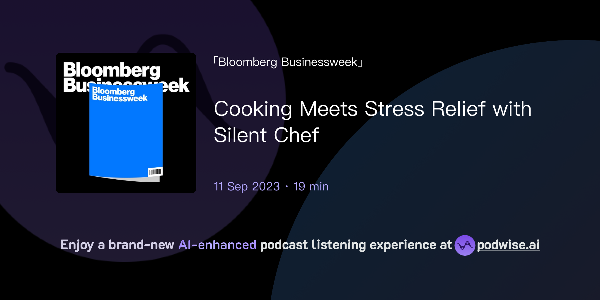 Cooking Meets Stress Relief with Silent Chef | Bloomberg Businessweek ...