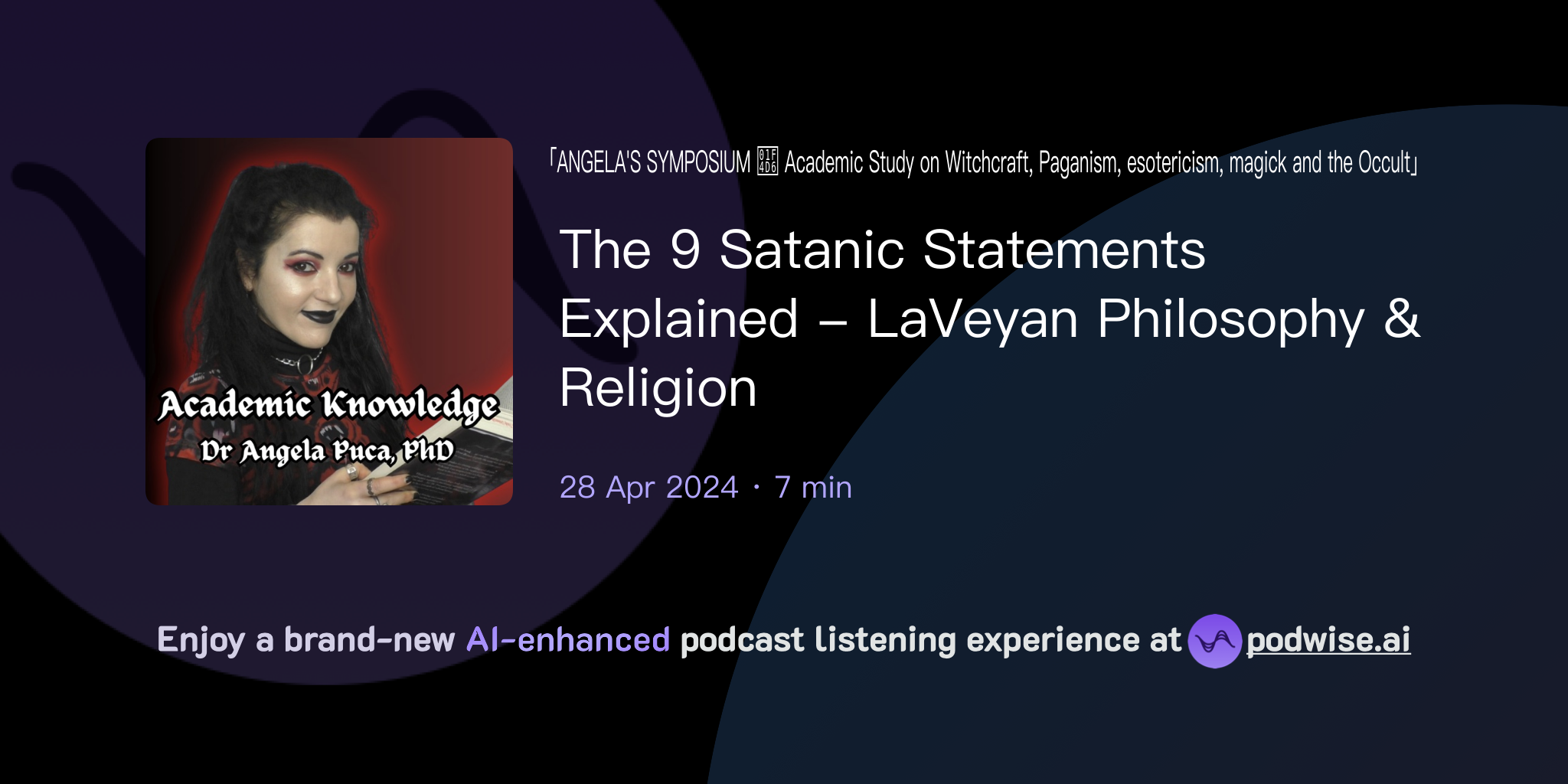 The 9 Satanic Statements Explained - LaVeyan Philosophy & Religion ...