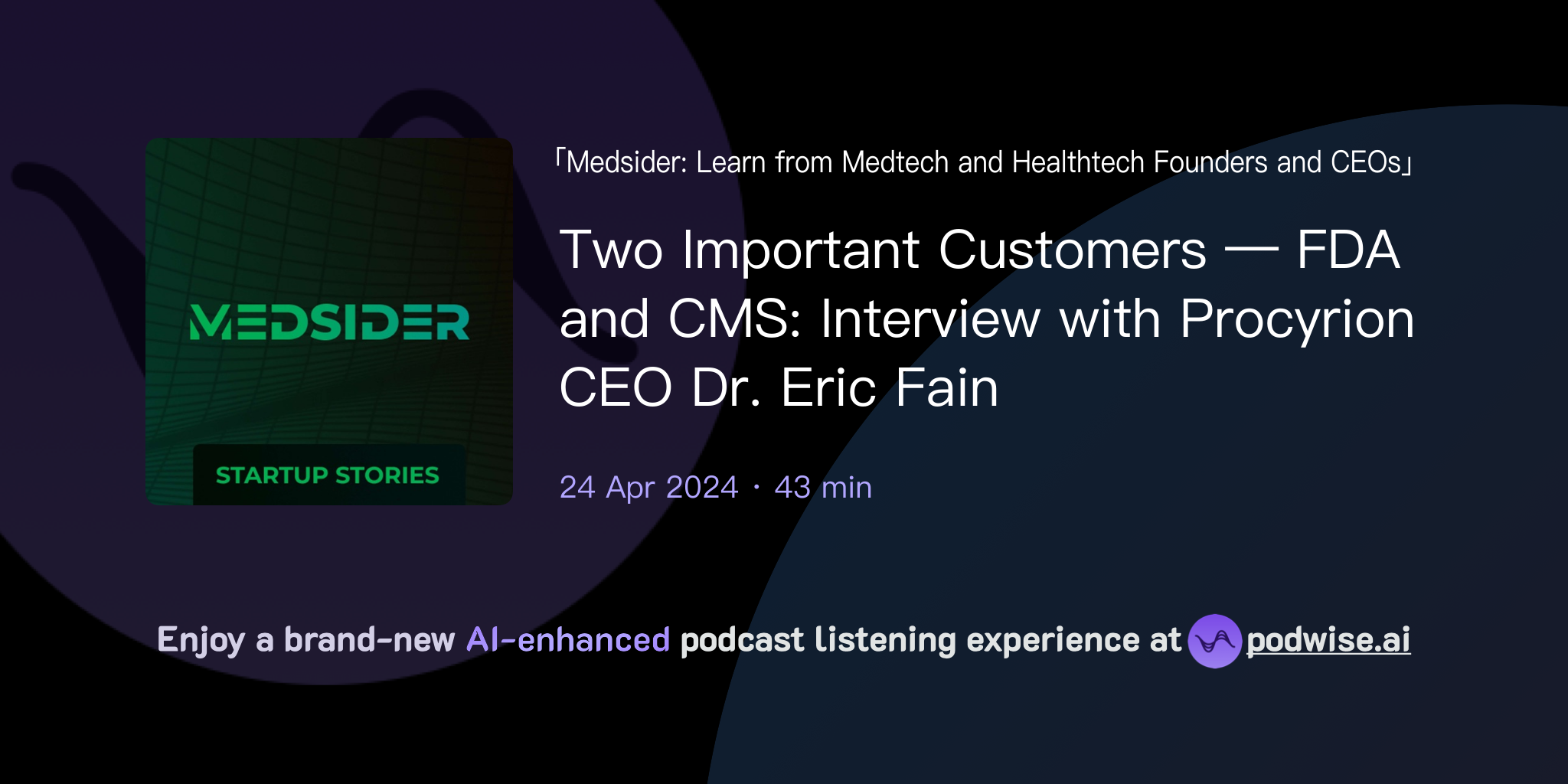 Two Important Customers — FDA and CMS: Interview with Procyrion CEO Dr ...