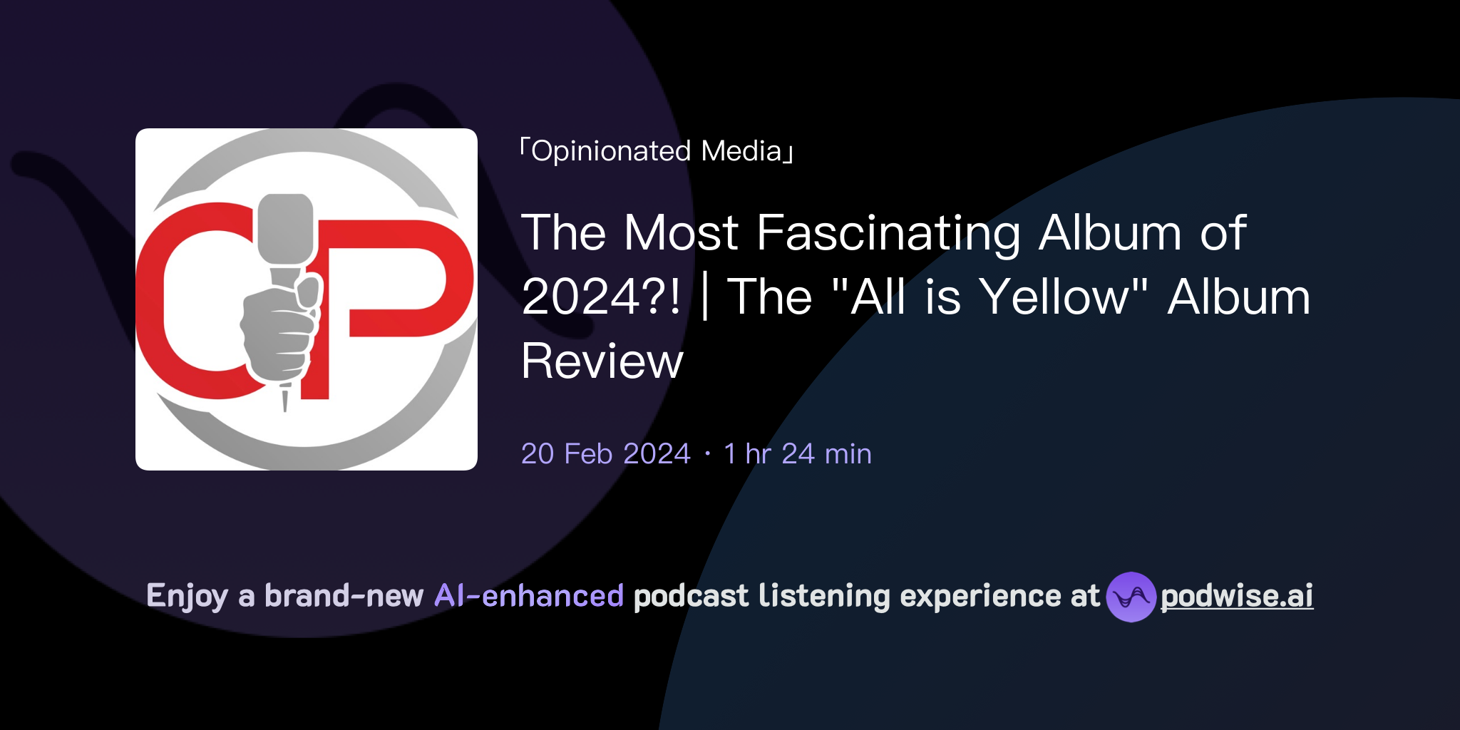 The Most Fascinating Album of 2024?! | The "All is Yellow" Album Review ...