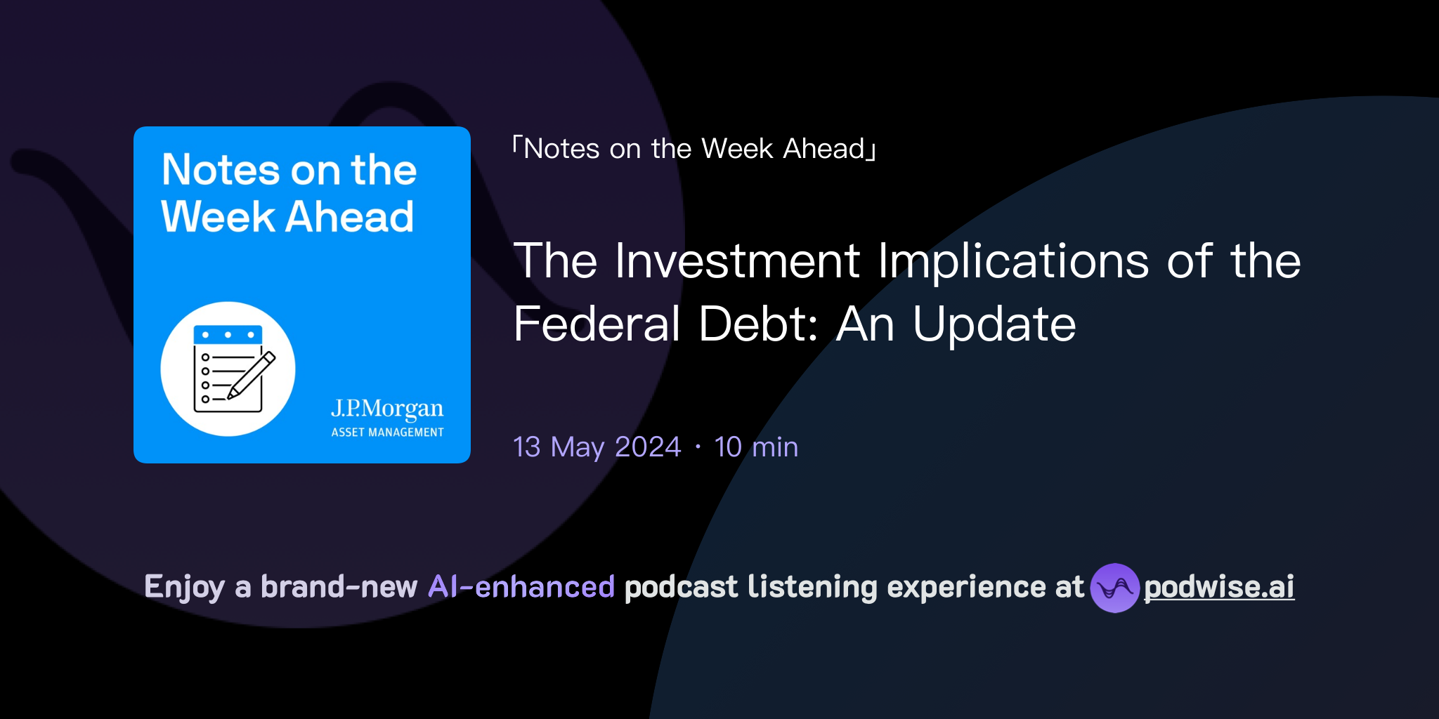 The Investment Implications of the Federal Debt: An Update | Notes on ...