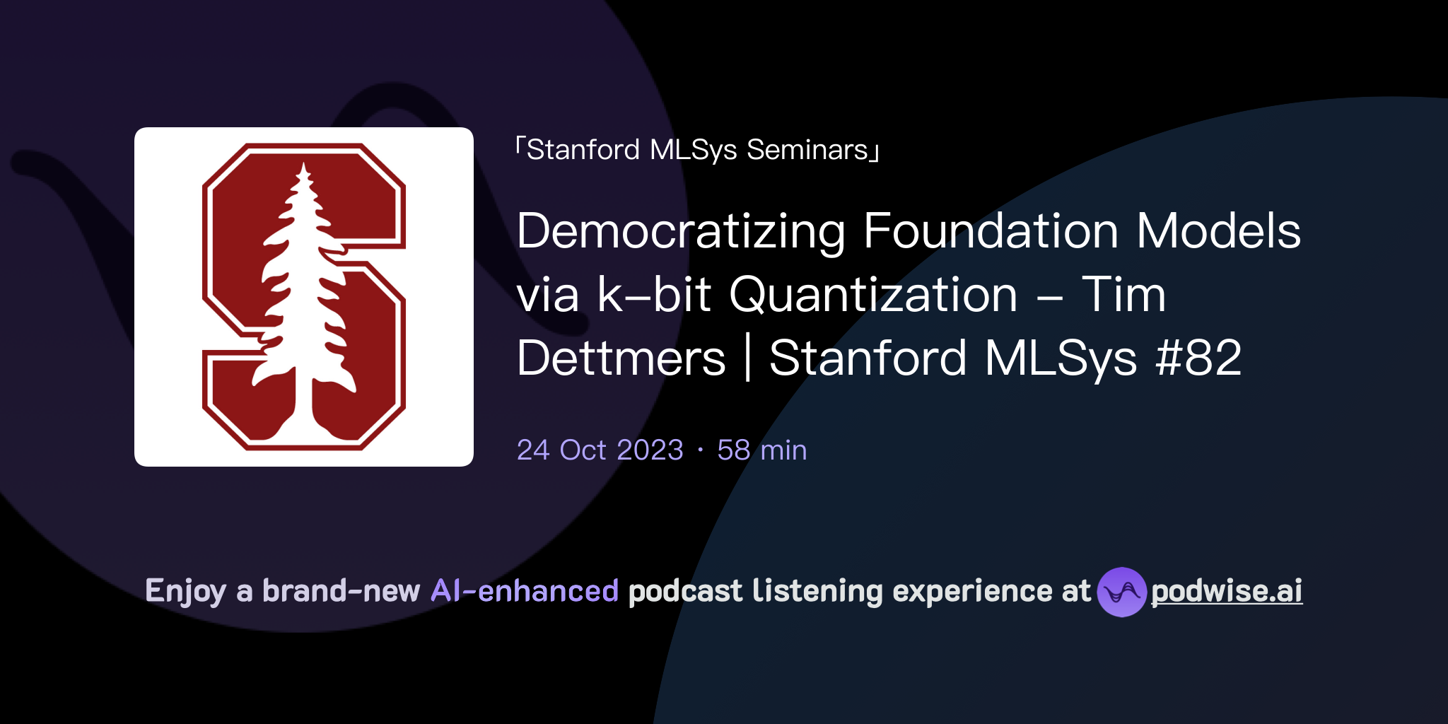 Democratizing Foundation Models via k-bit Quantization - Tim Dettmers | Stanford MLSys #82 ...