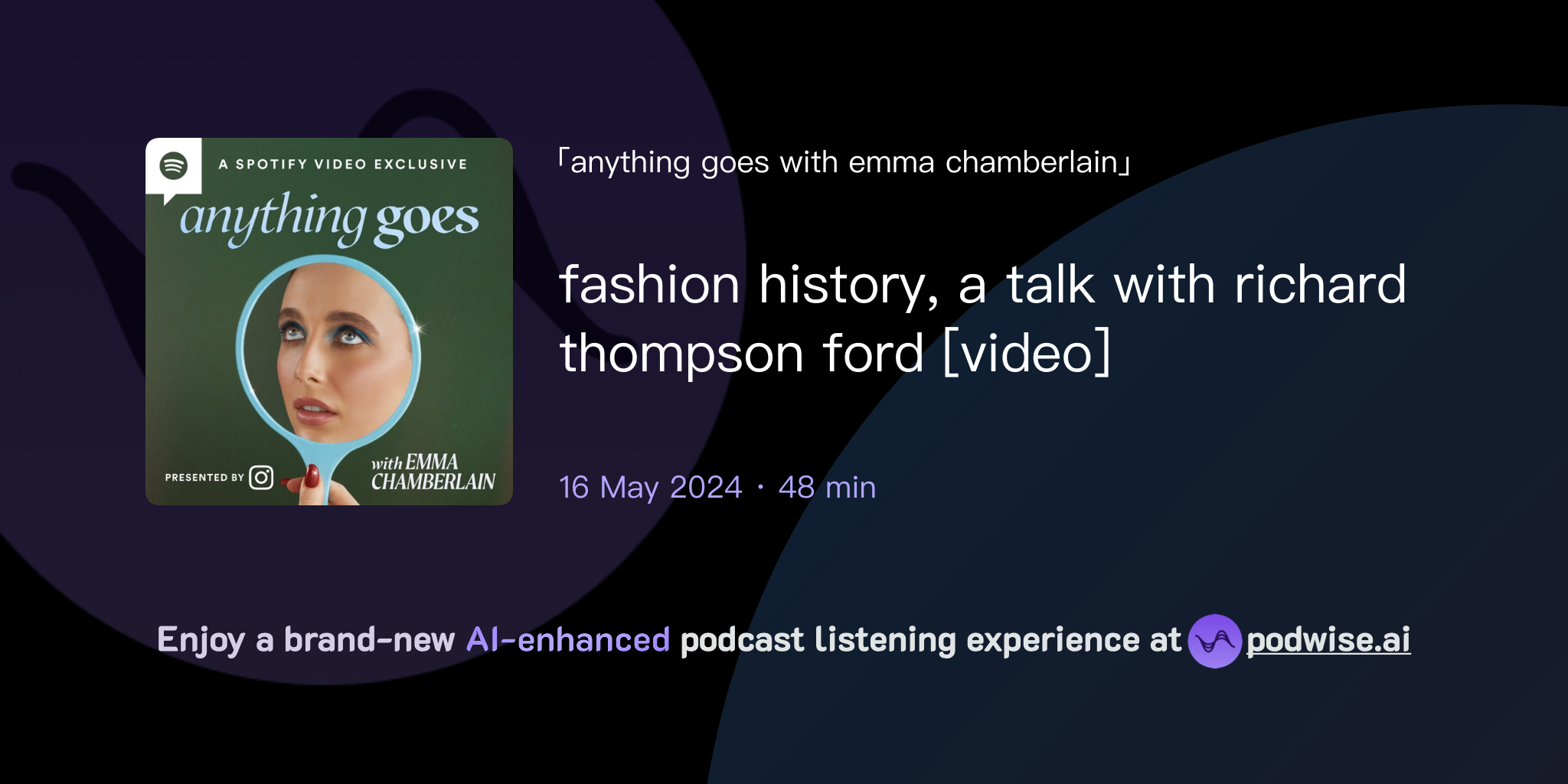 fashion history, a talk with richard thompson ford [video] | anything ...
