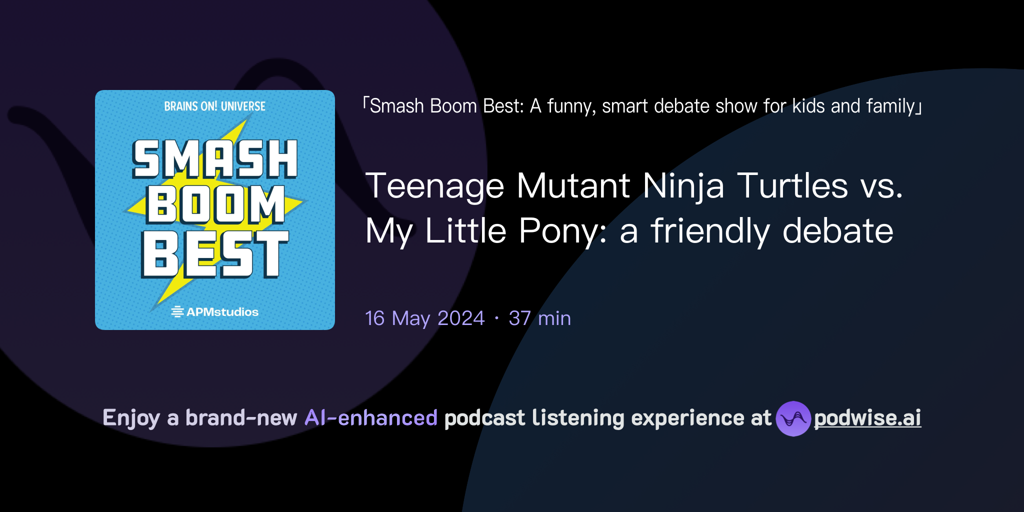 Teenage Mutant Ninja Turtles vs. My Little Pony: a friendly debate ...