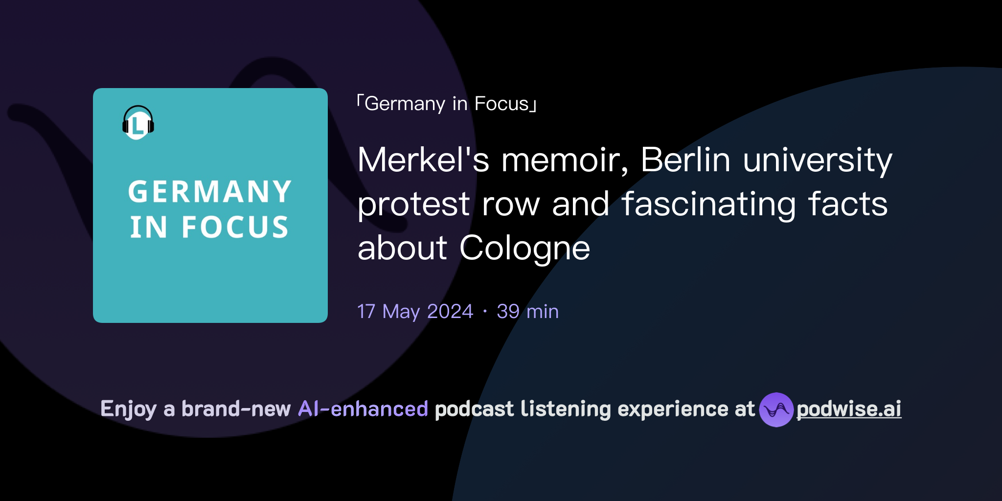 Merkel's memoir, Berlin university protest row and fascinating facts ...