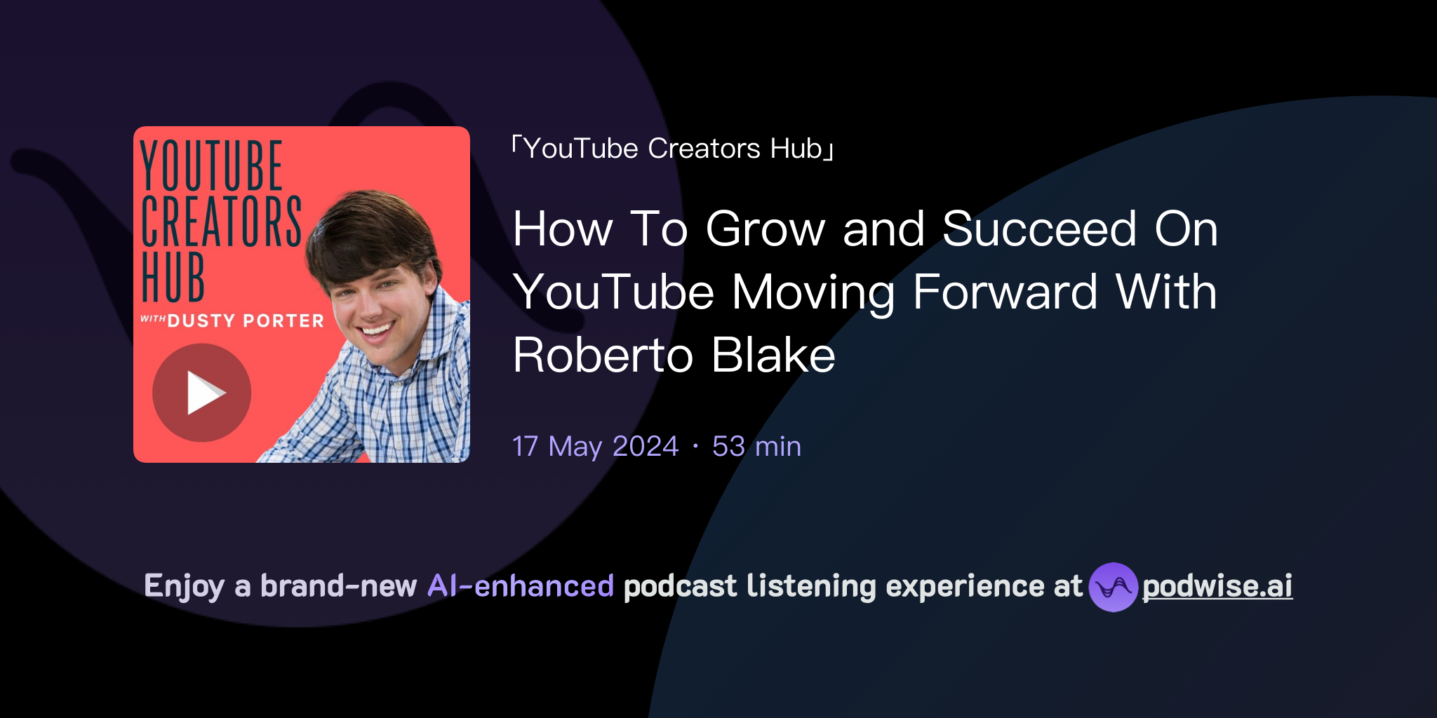 How To Grow and Succeed On YouTube Moving Forward With Roberto Blake | YouTube Creators Hub ...