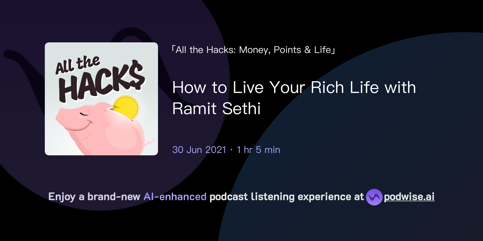How to Live Your Rich Life with Ramit Sethi | All the Hacks: Money ...