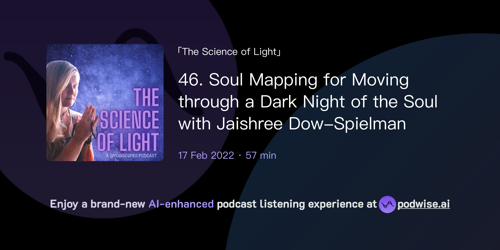 46. Soul Mapping for Moving through a Dark Night of the Soul with ...