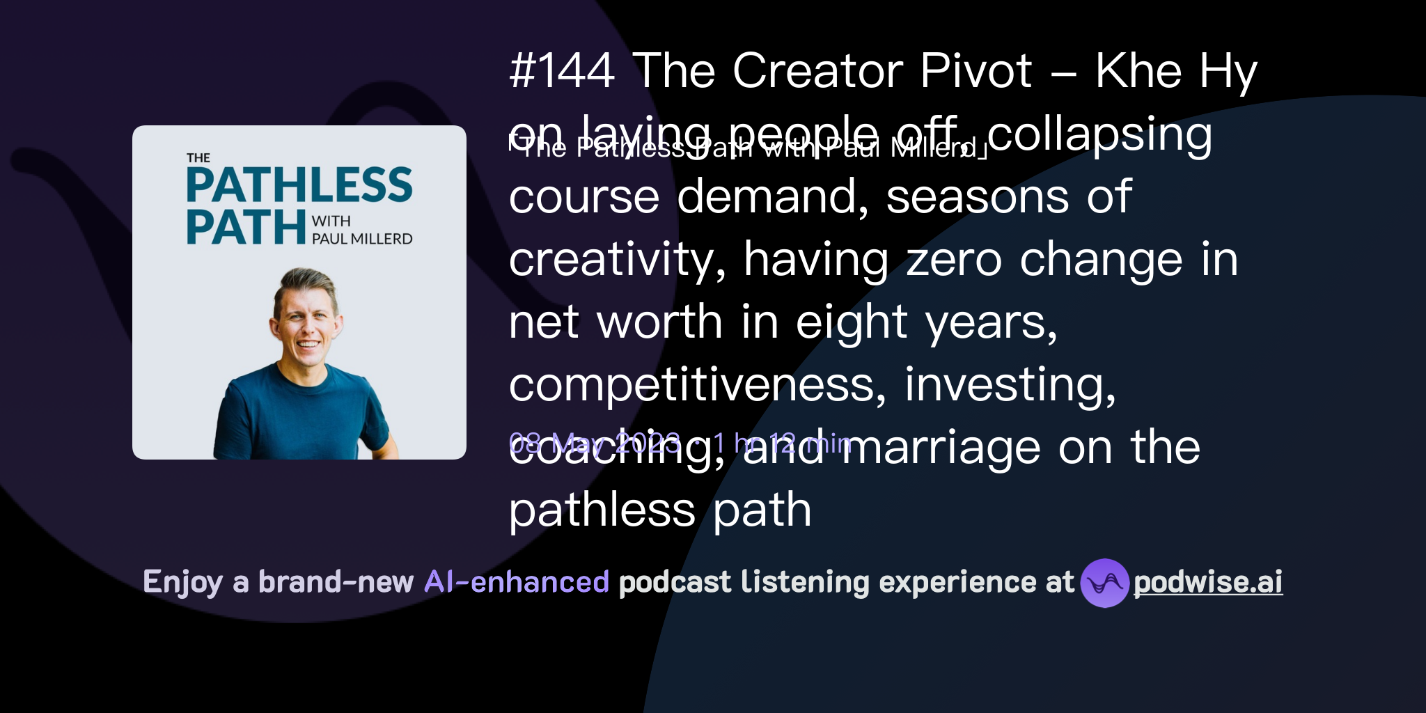 #144 The Creator Pivot - Khe Hy on laying people off, collapsing course demand, seasons of ...