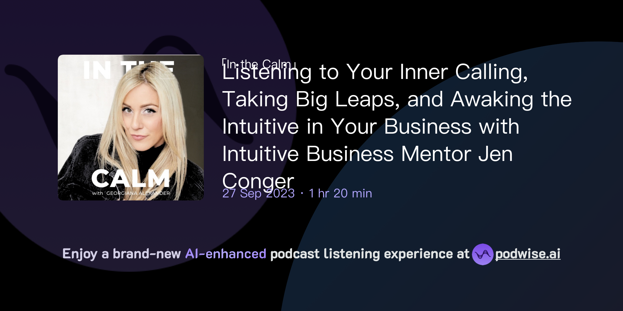 Listening to Your Inner Calling, Taking Big Leaps, and Awaking the ...