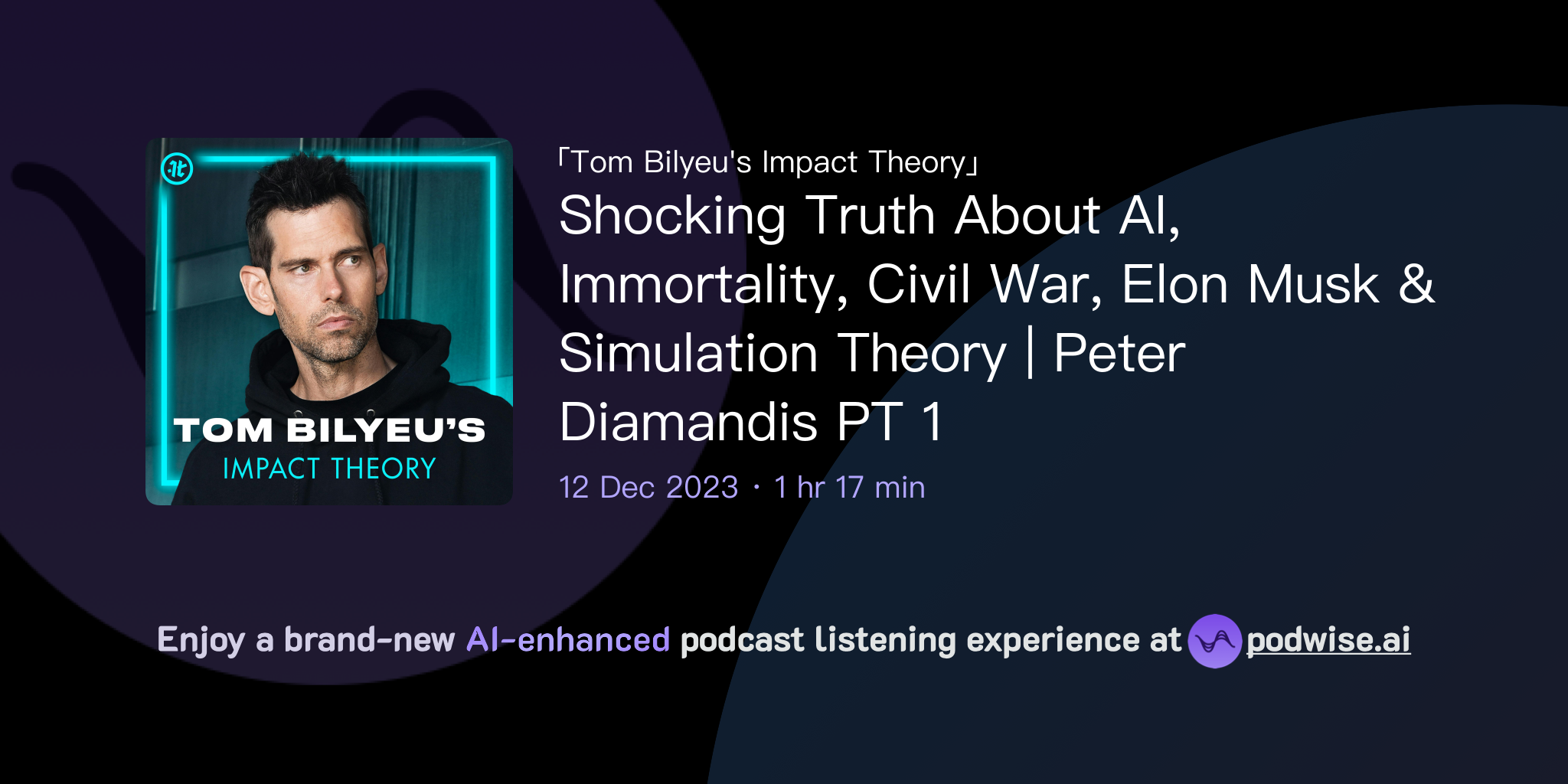 Shocking Truth About AI, Immortality, Civil War, Elon Musk & Simulation ...