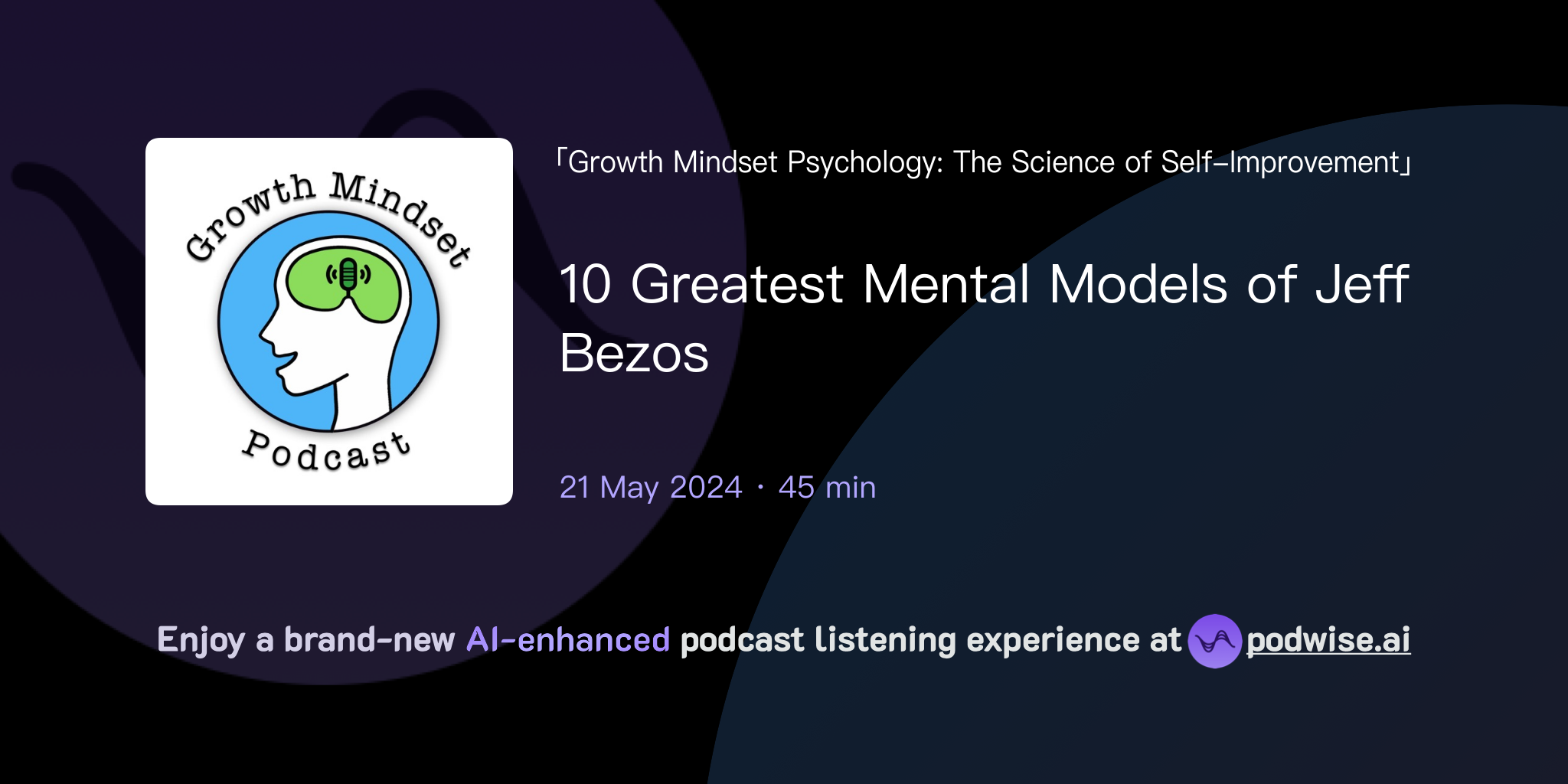 10 Greatest Mental Models of Jeff Bezos | Growth Mindset Psychology ...