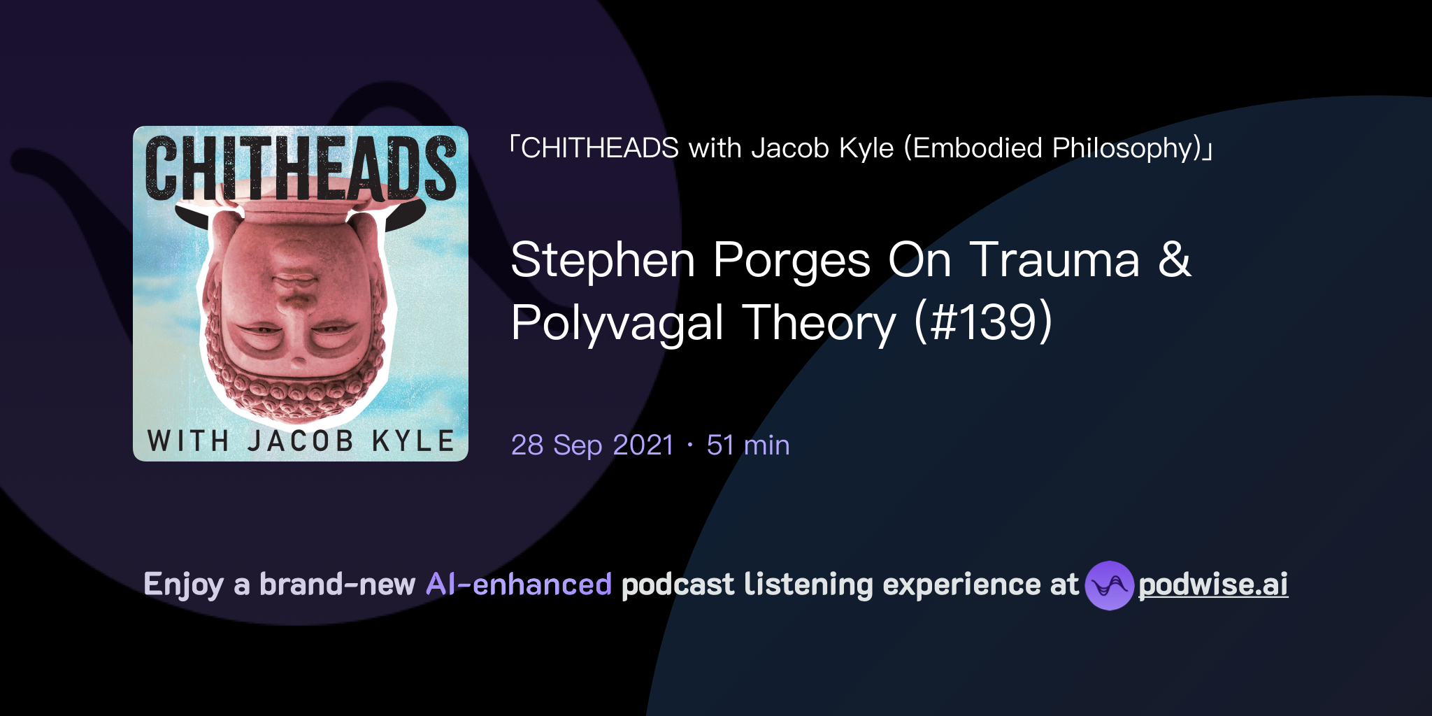 Stephen Porges On Trauma & Polyvagal Theory (#139) | CHITHEADS with ...