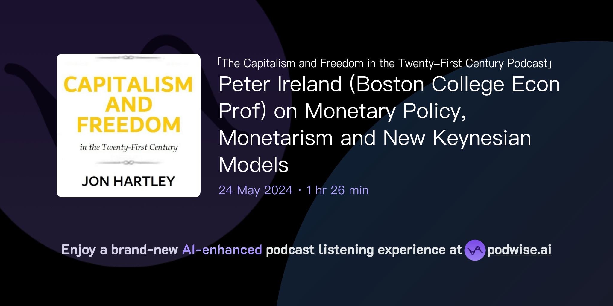 Peter Ireland (Boston College Econ Prof) on Monetary Policy, Monetarism ...