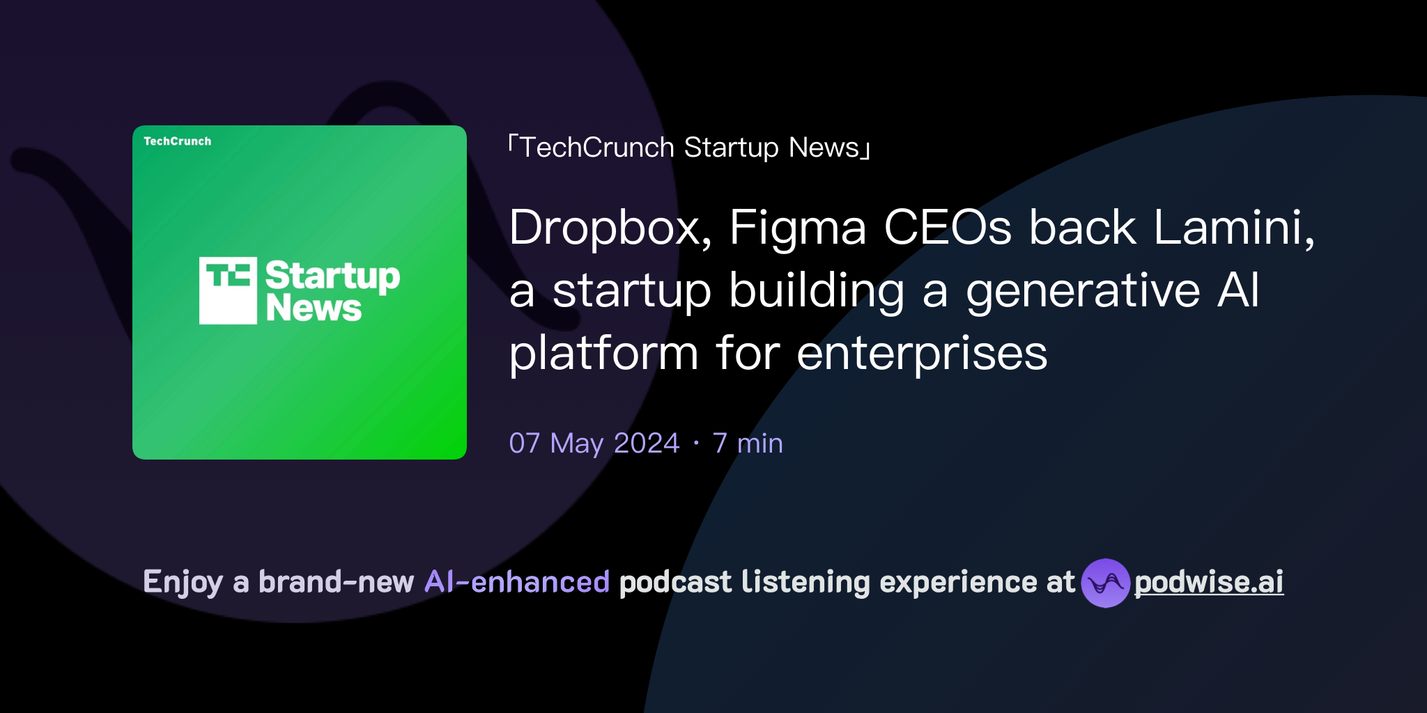 Dropbox, Figma CEOs back Lamini, a startup building a generative AI ...