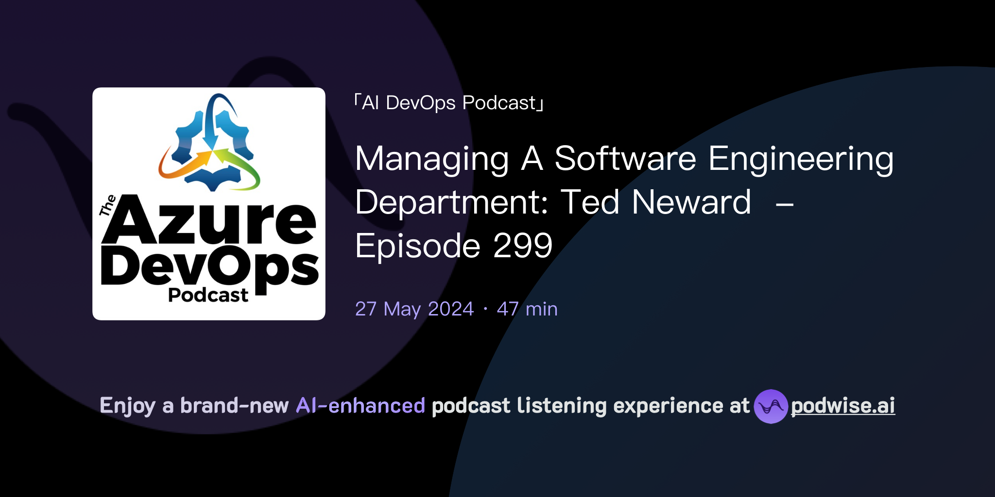 Managing A Software Engineering Department: Ted Neward - Episode 299 ...