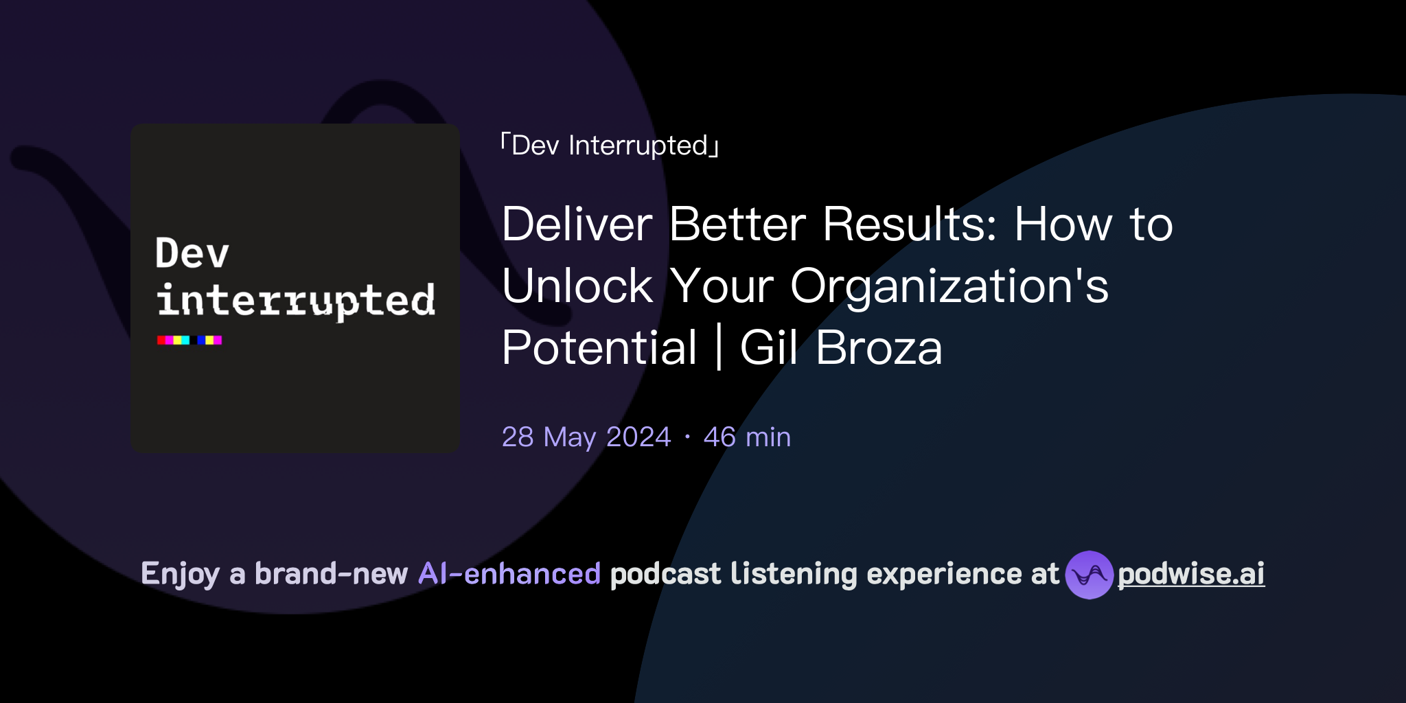 Deliver Better Results: How to Unlock Your Organization's Potential | Gil Broza | Dev ...