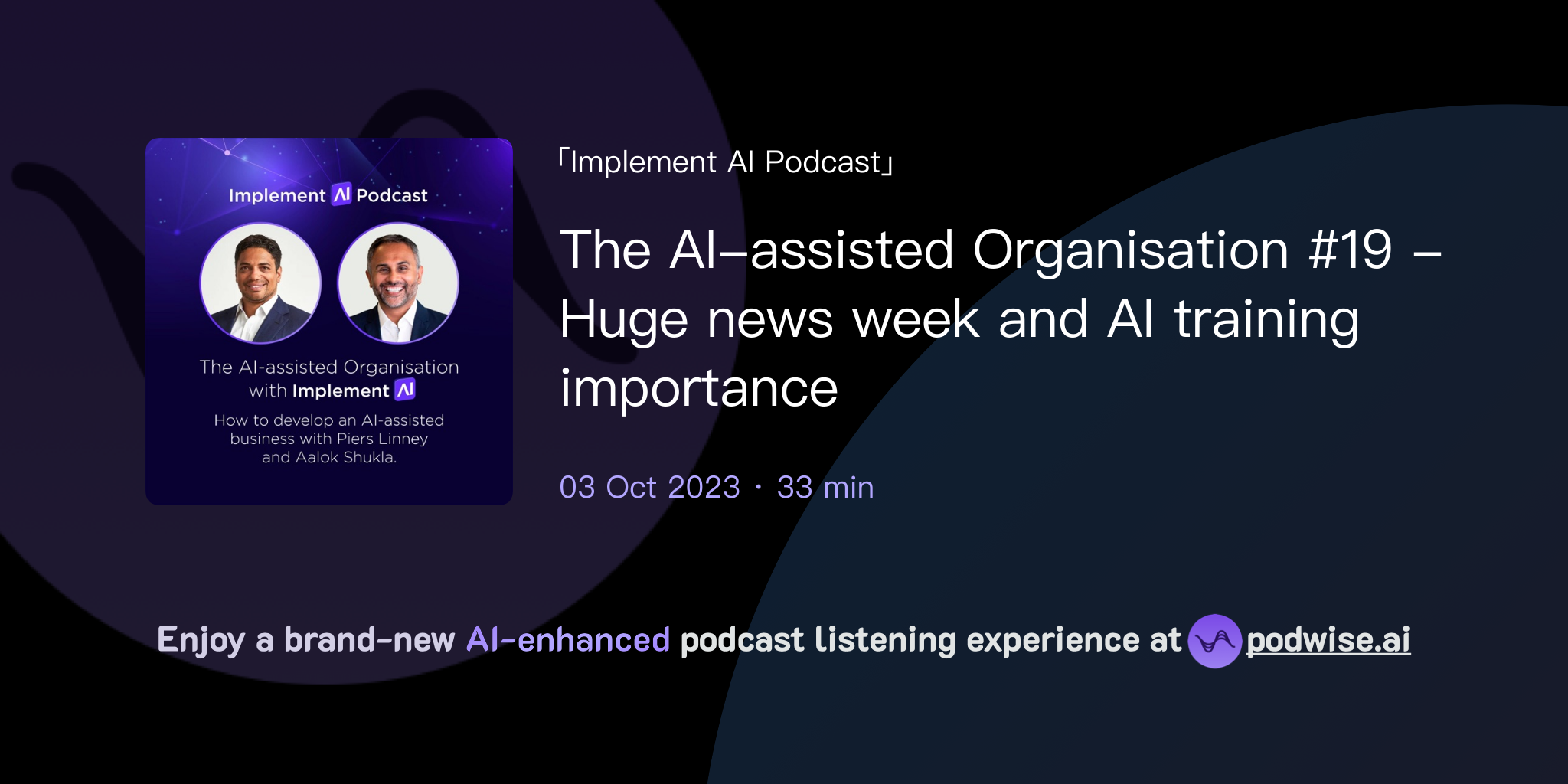 The AI-assisted Organisation #19 - Huge news week and AI training ...