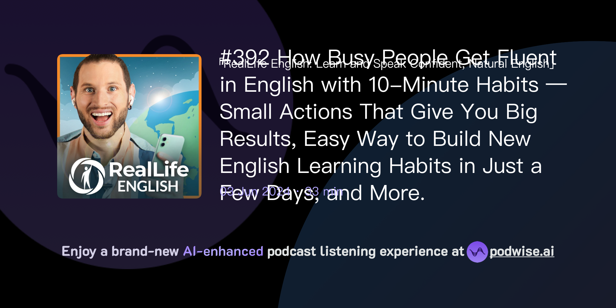 #392 How Busy People Get Fluent in English with 10-Minute Habits ...