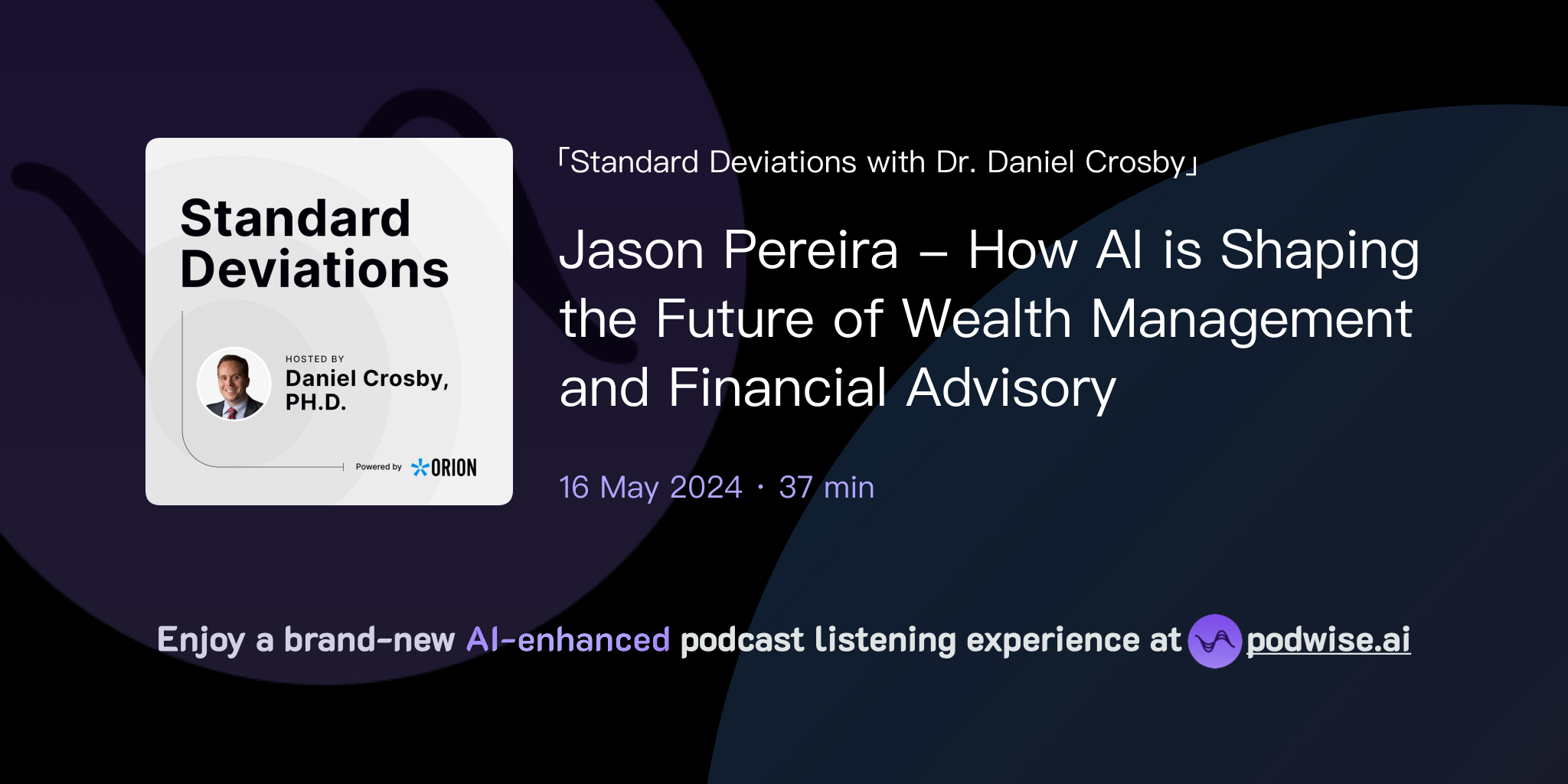 Jason Pereira - How AI is Shaping the Future of Wealth Management and ...