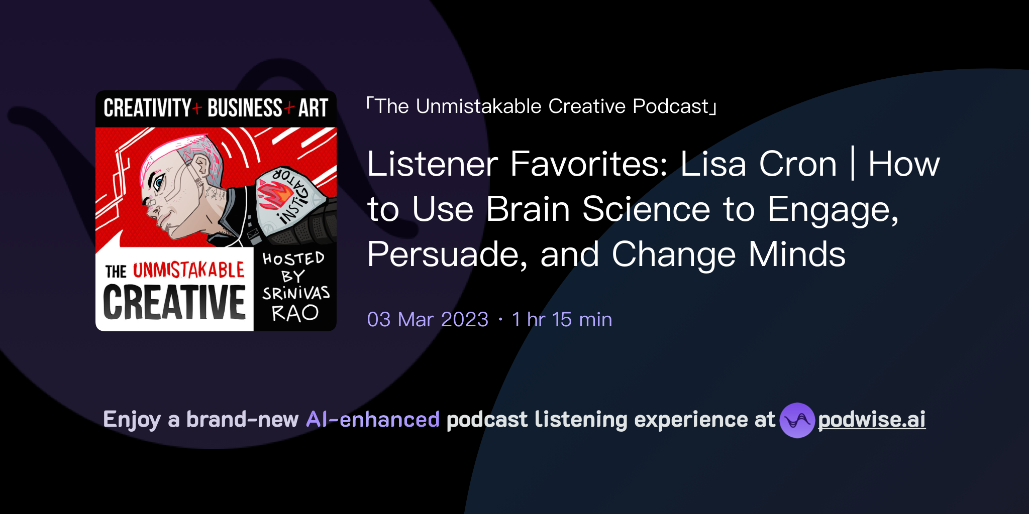 Listener Favorites: Lisa Cron | How to Use Brain Science to Engage ...