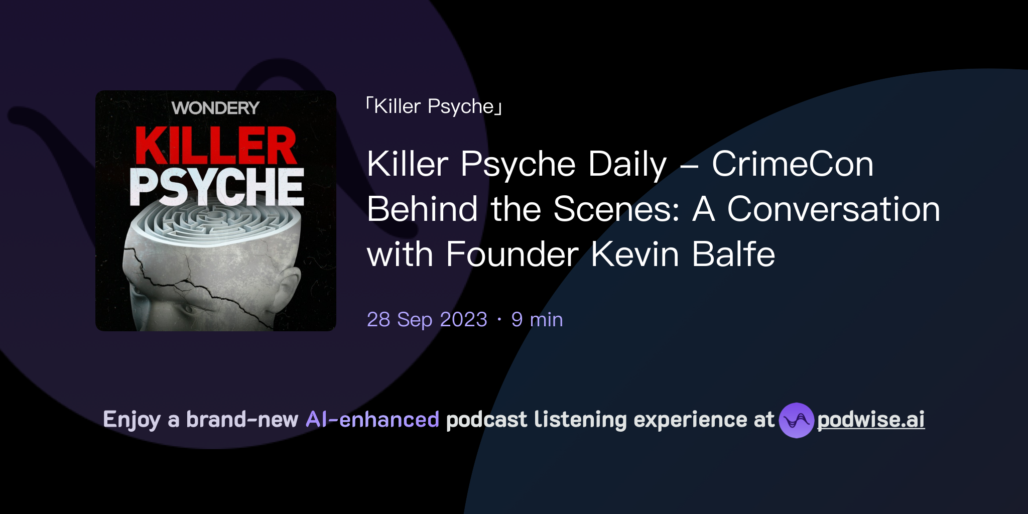 Killer Psyche Daily - CrimeCon Behind the Scenes: A Conversation with ...