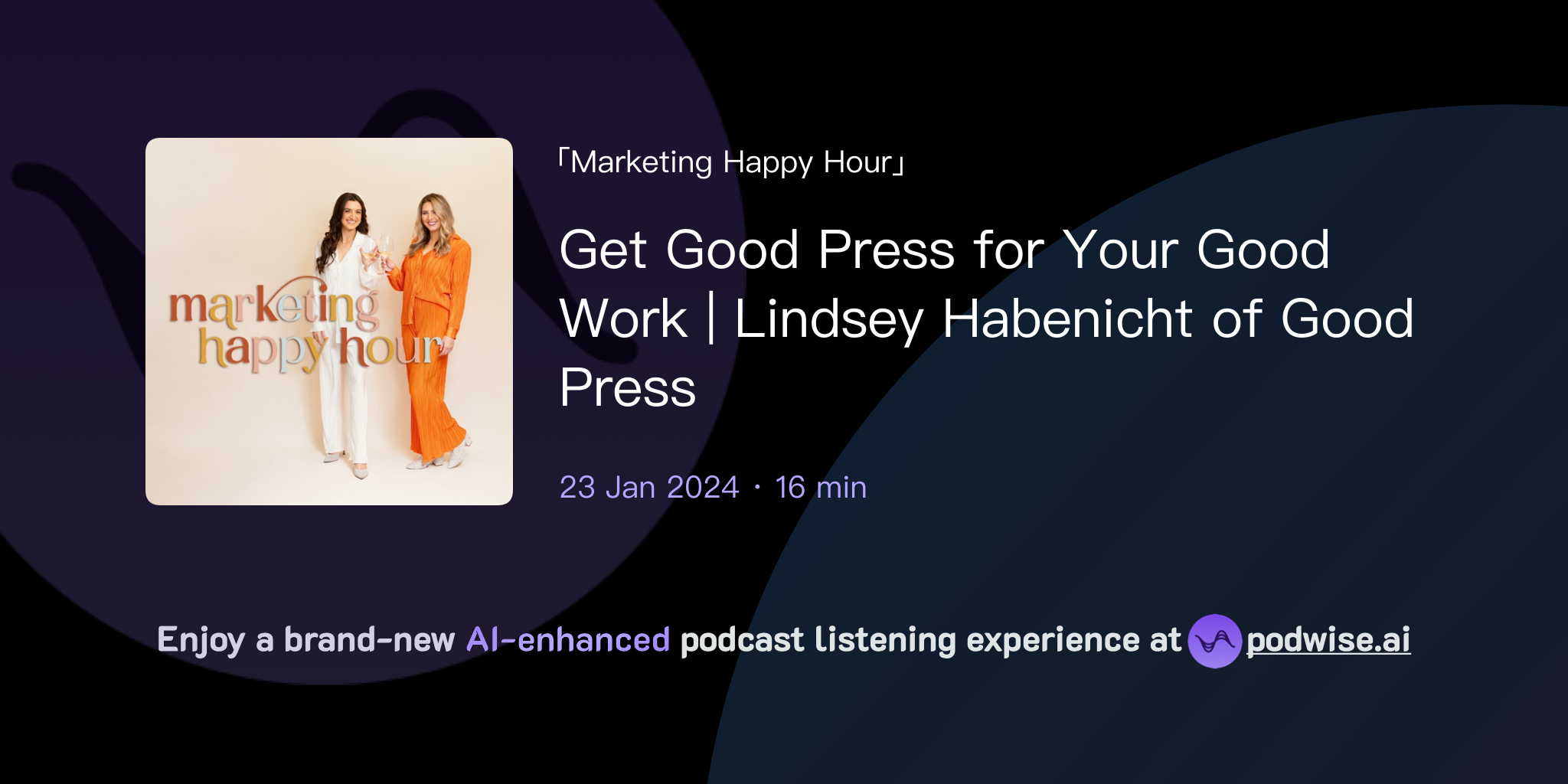 Get Good Press for Your Good Work | Lindsey Habenicht of Good Press ...