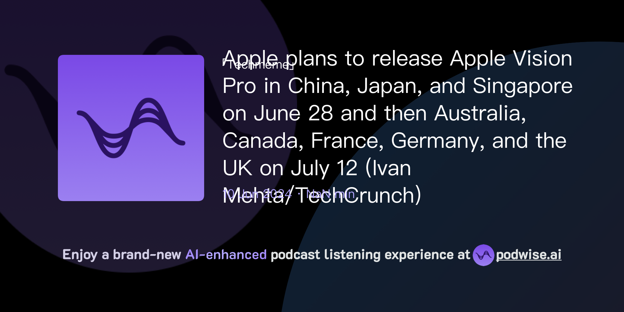 Apple plans to release Apple Vision Pro in China, Japan, and Singapore ...