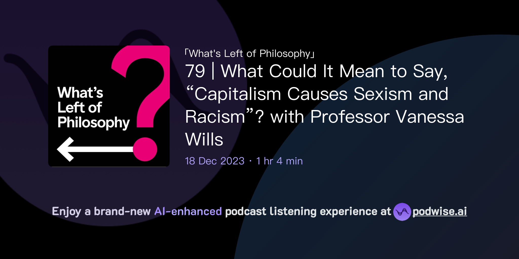 79 | What Could It Mean to Say, “Capitalism Causes Sexism and Racism ...