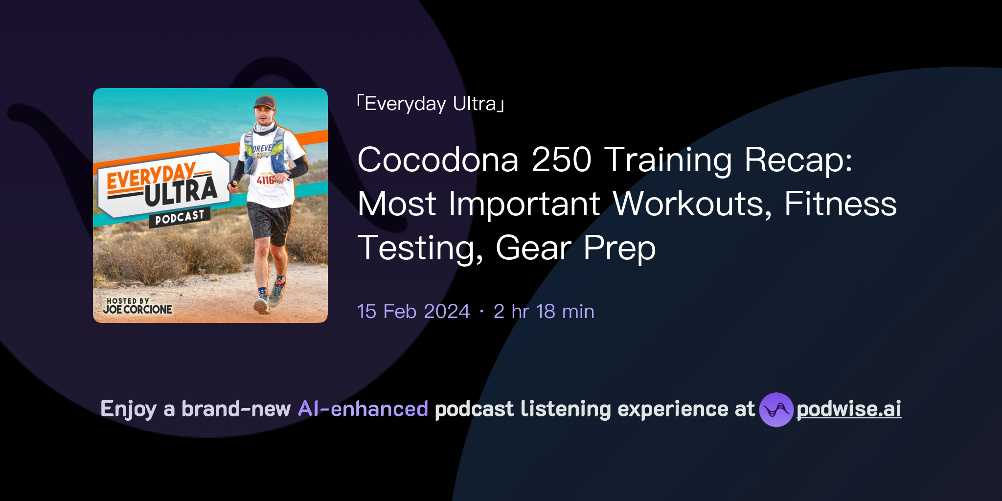 Cocodona 250 Training Recap: Most Important Workouts, Fitness Testing ...