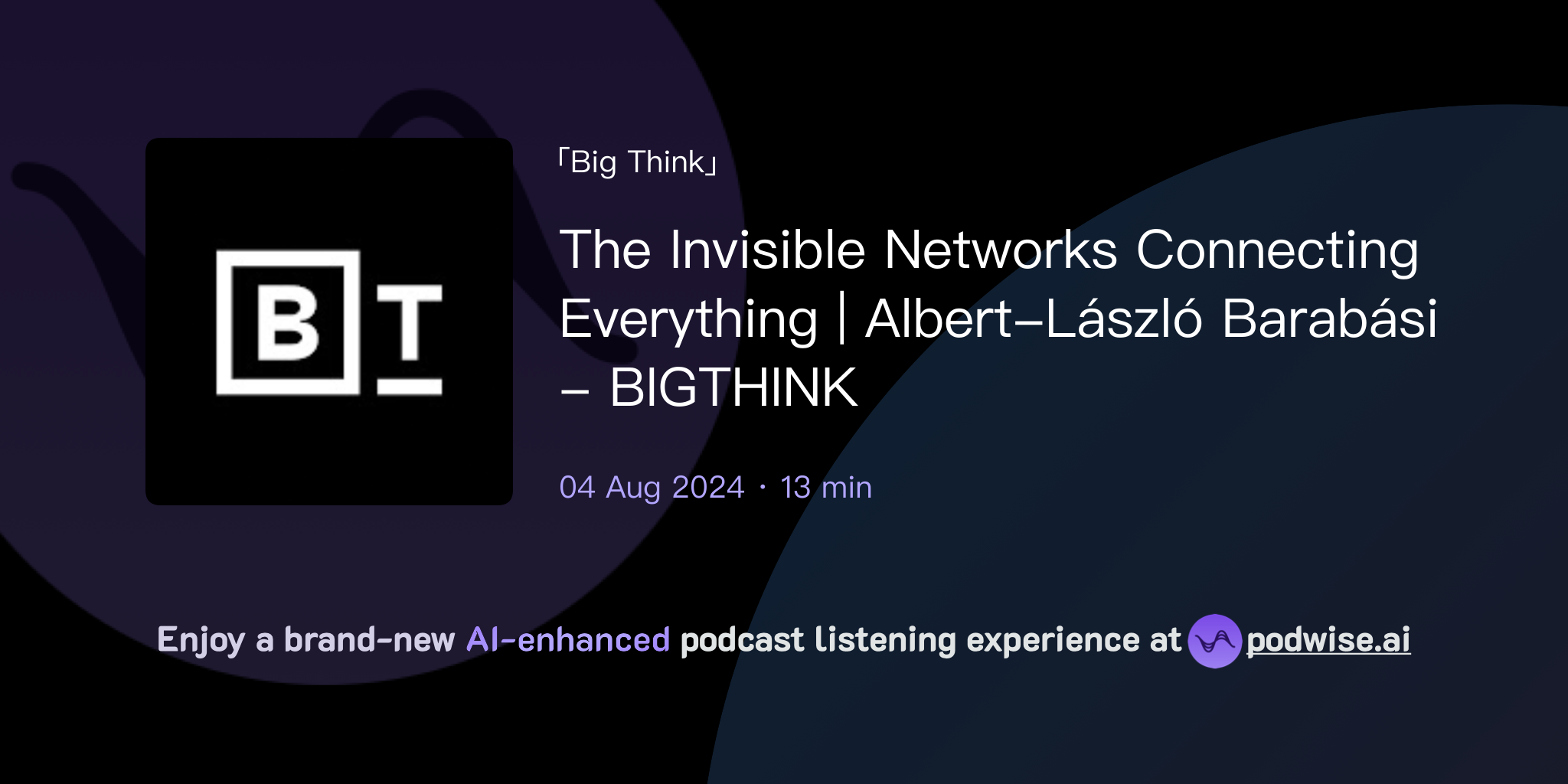 The Invisible Networks Connecting Everything | Albert-László Barabási ...