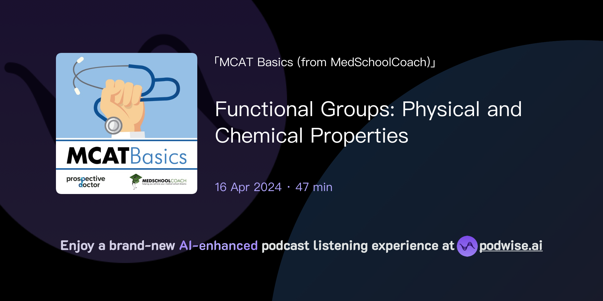 Functional Groups: Physical and Chemical Properties | MCAT Basics (from ...