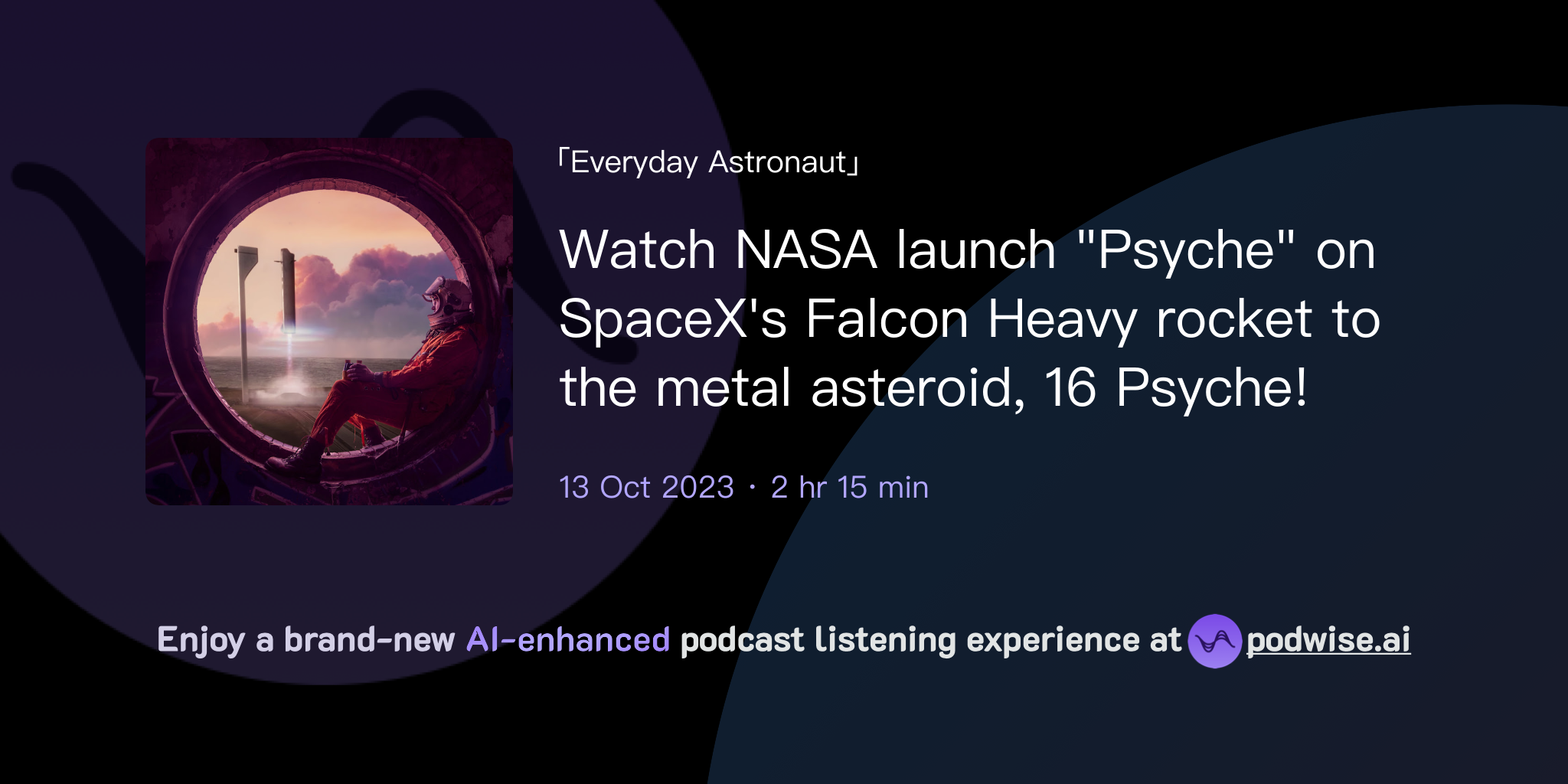 Watch NASA launch "Psyche" on SpaceX's Falcon Heavy rocket to the metal ...