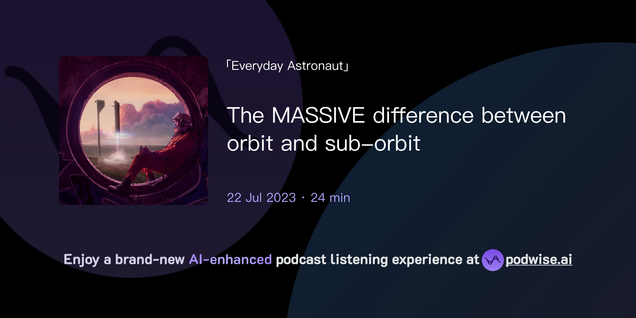 The MASSIVE difference between orbit and sub-orbit | Everyday Astronaut ...