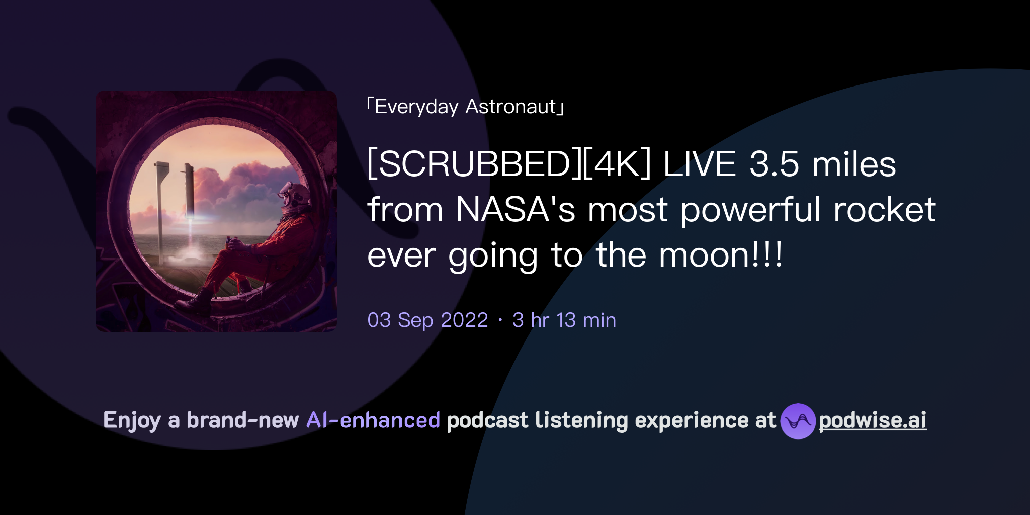 [SCRUBBED][4K] LIVE 3.5 miles from NASA's most powerful rocket ever ...