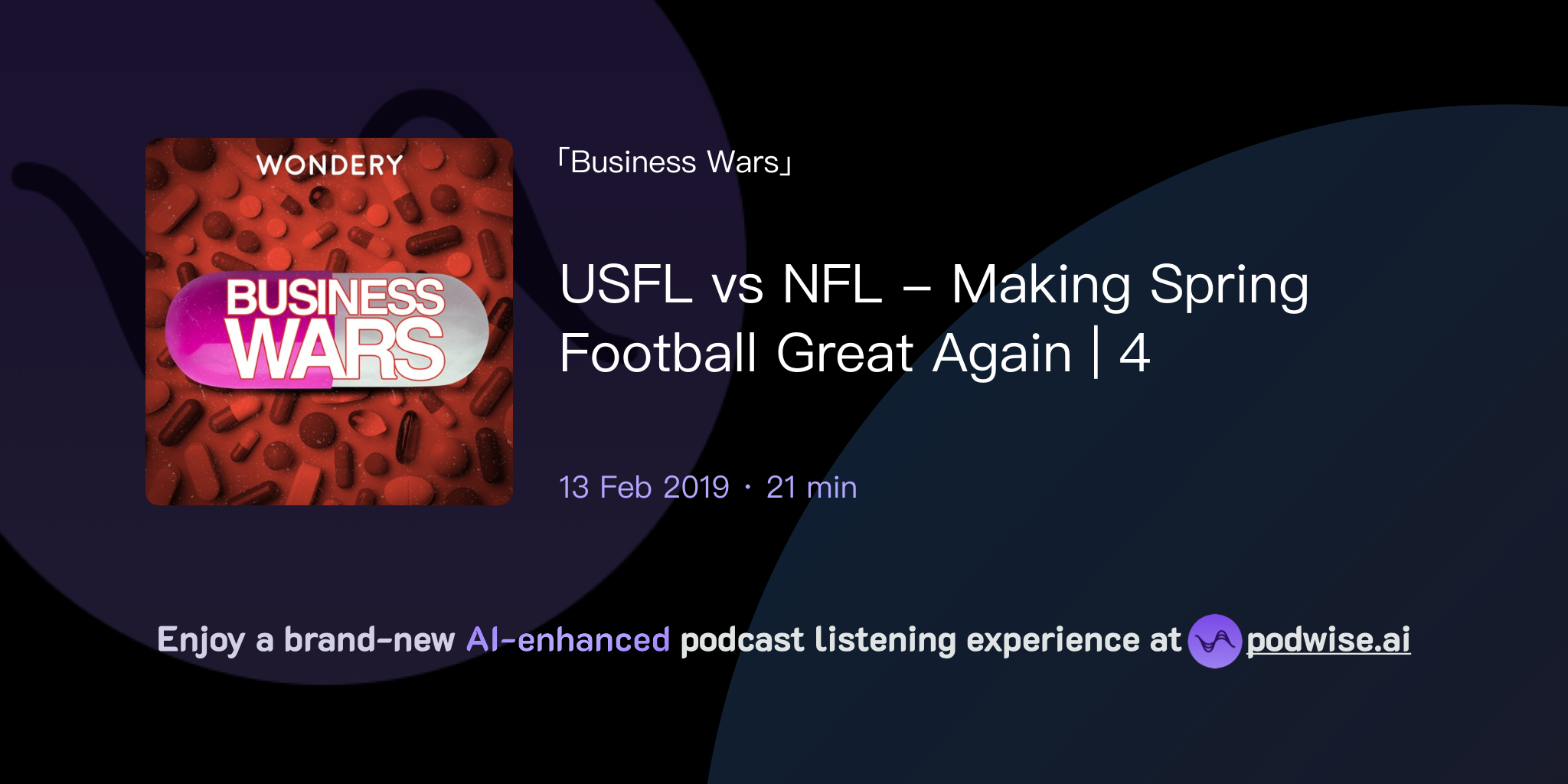 USFL vs NFL - Making Spring Football Great Again | 4 | Business Wars ...