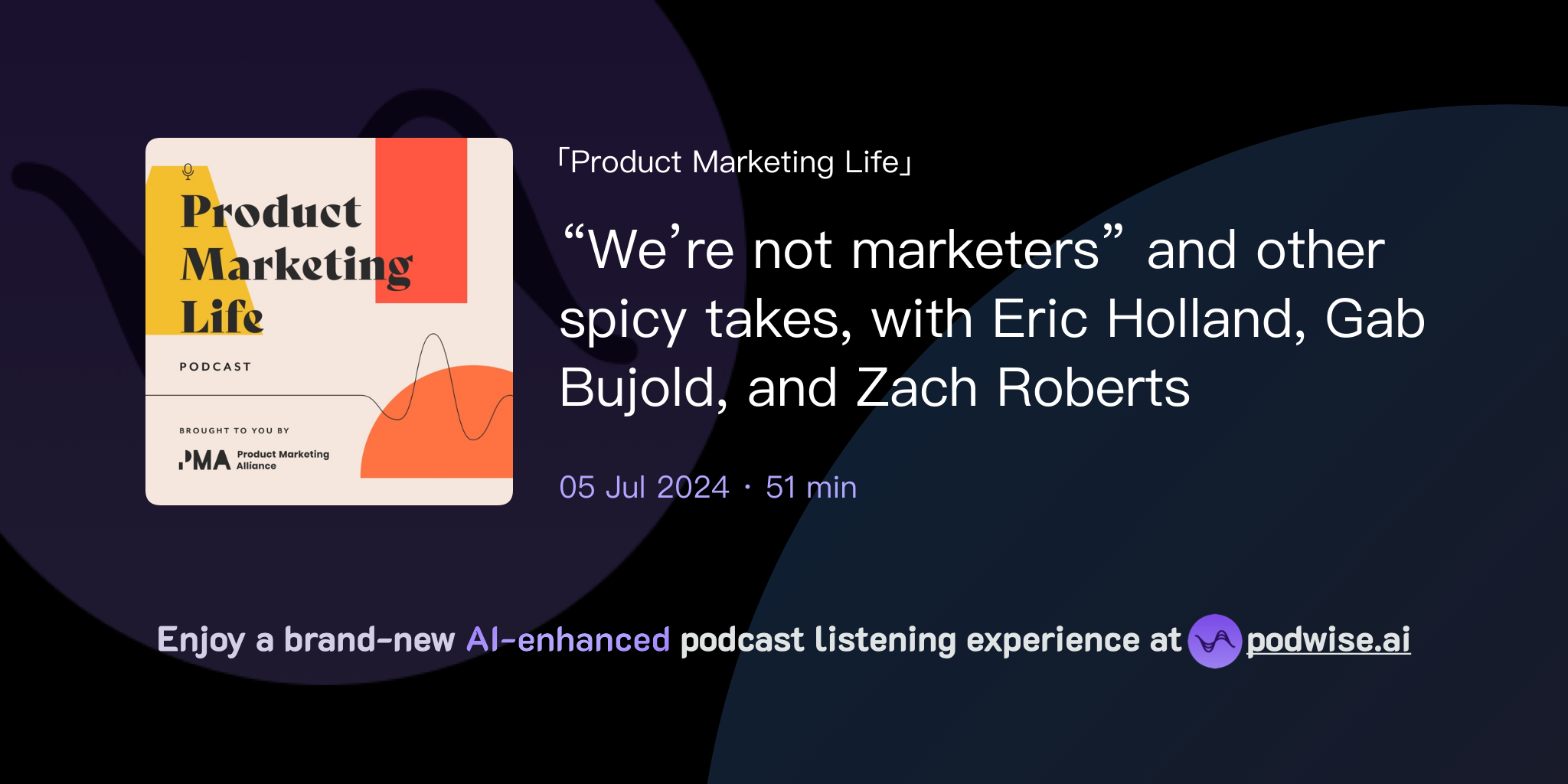 “We’re not marketers” and other spicy takes, with Eric Holland, Gab ...