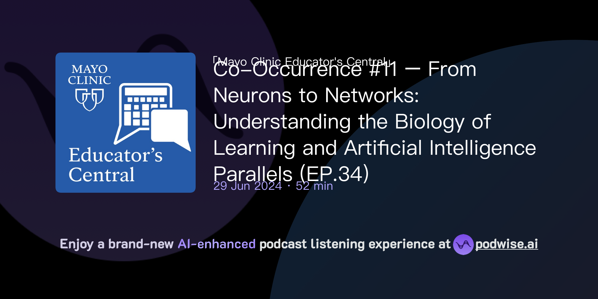 Co-Occurrence #11 – From Neurons to Networks: Understanding the Biology of Learning and ...