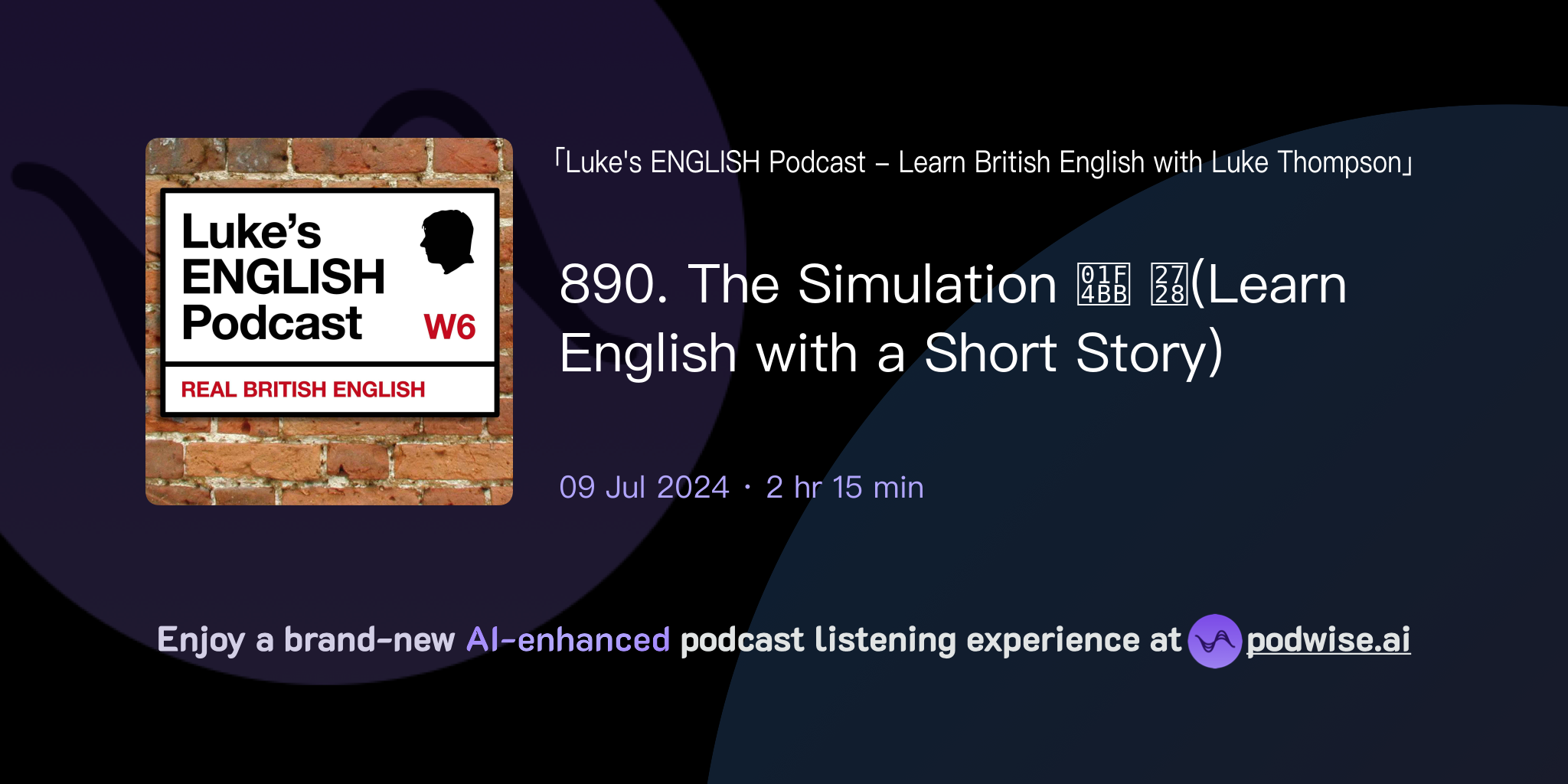 890. The Simulation 💻 (Learn English with a Short Story) | Luke's ...