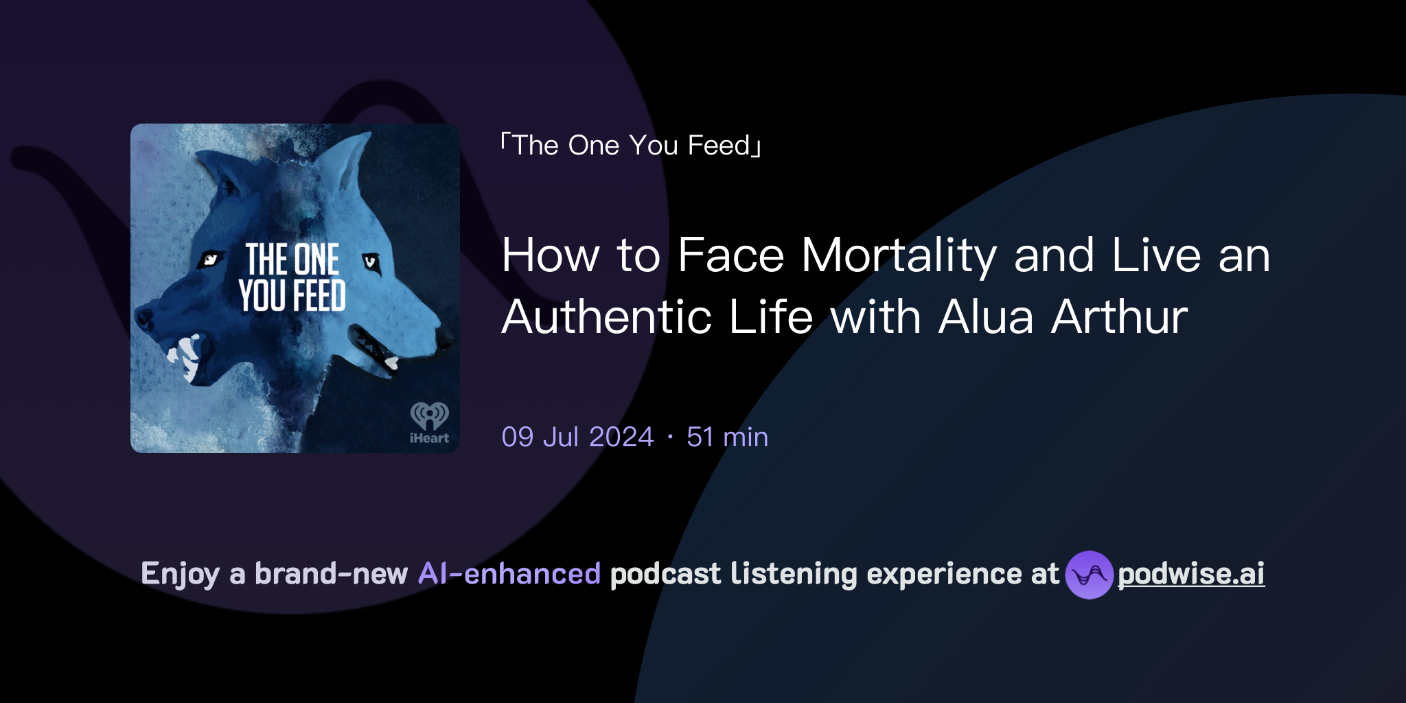 How to Face Mortality and Live an Authentic Life with Alua Arthur | The ...