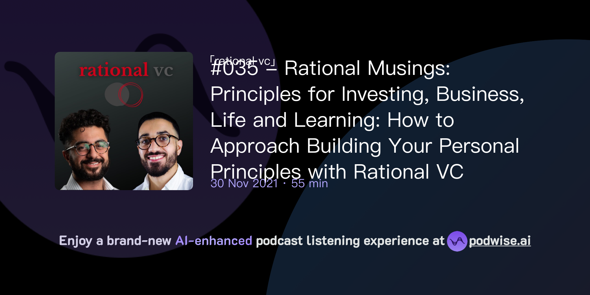 #035 - Rational Musings: Principles for Investing, Business, Life and ...