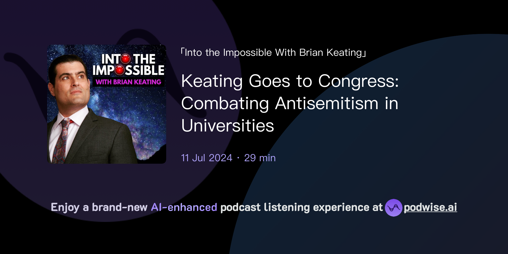 Keating Goes to Congress: Combating Antisemitism in Universities | Into ...
