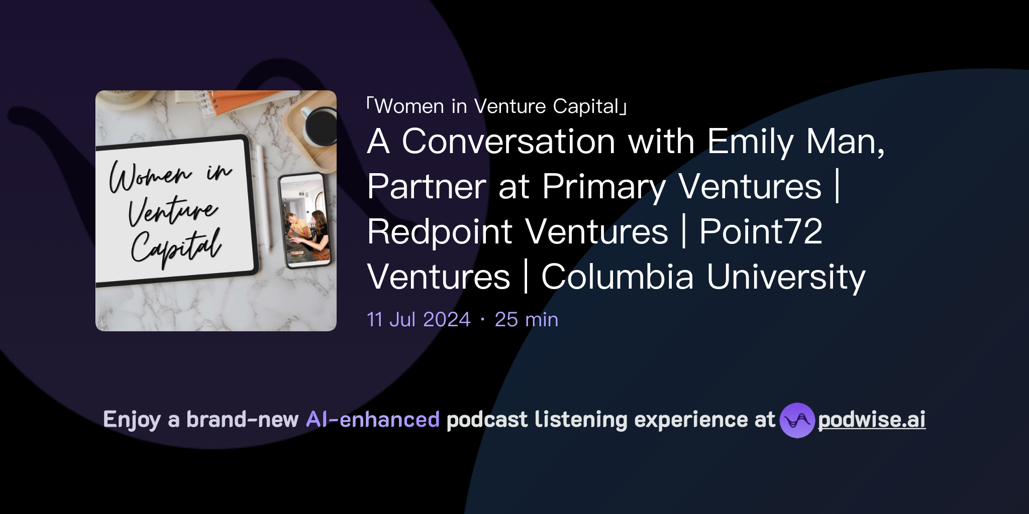 A Conversation with Emily Man, Partner at Primary Ventures | Redpoint ...