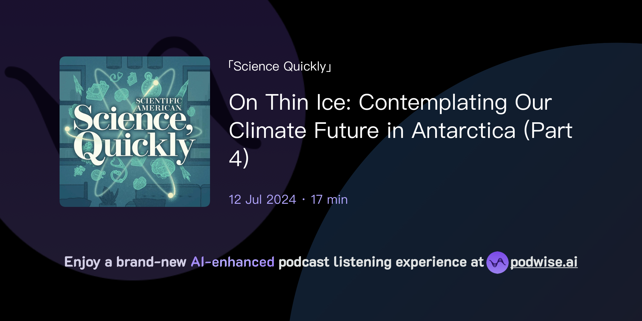 On Thin Ice: Contemplating Our Climate Future in Antarctica (Part 4 ...