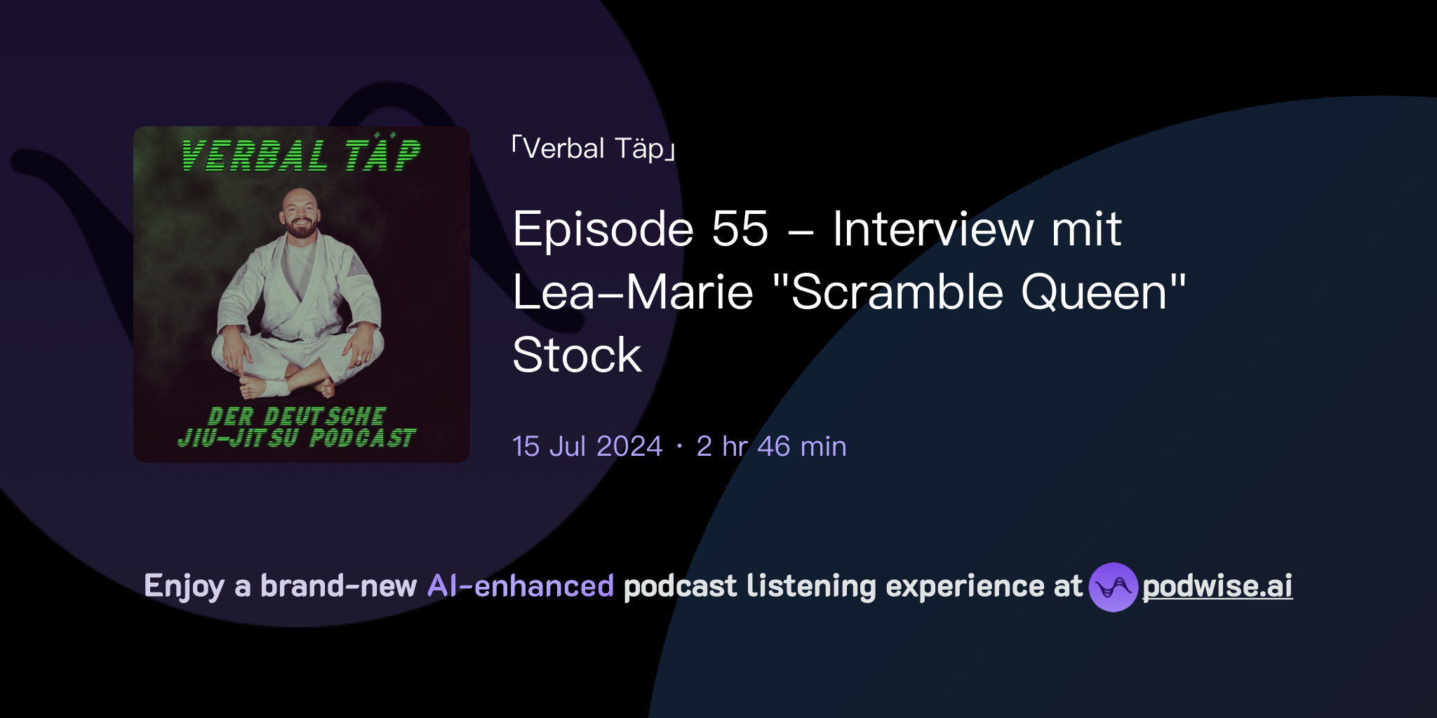 Episode 55 - Interview mit Lea-Marie "Scramble Queen" Stock | Verbal ...